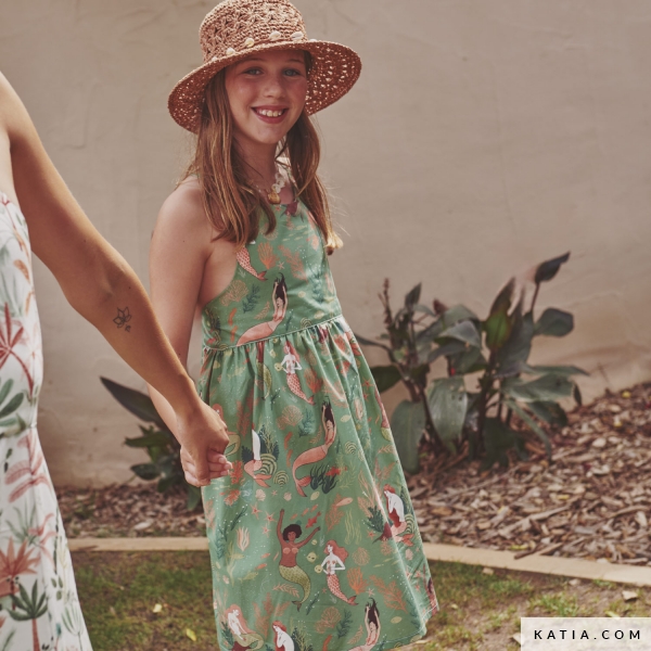 Crossover strappy dress sewing pattern | Katia.com
