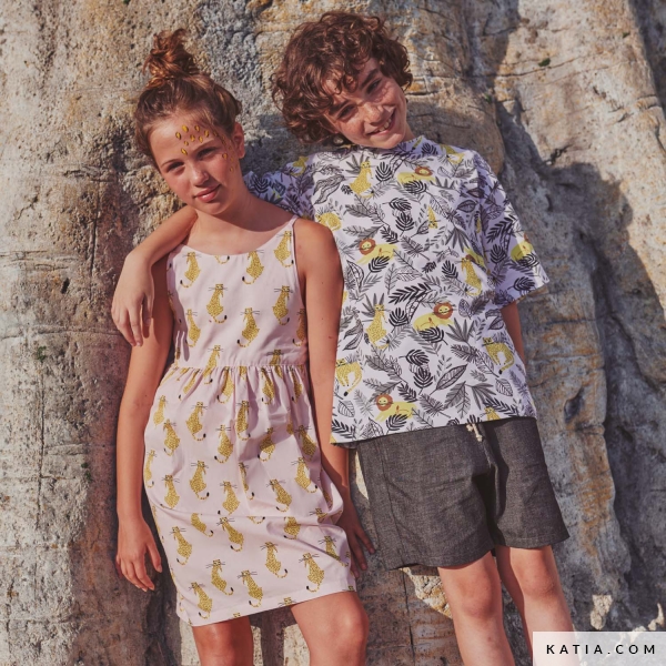 Crossover strappy dress sewing pattern | Katia.com