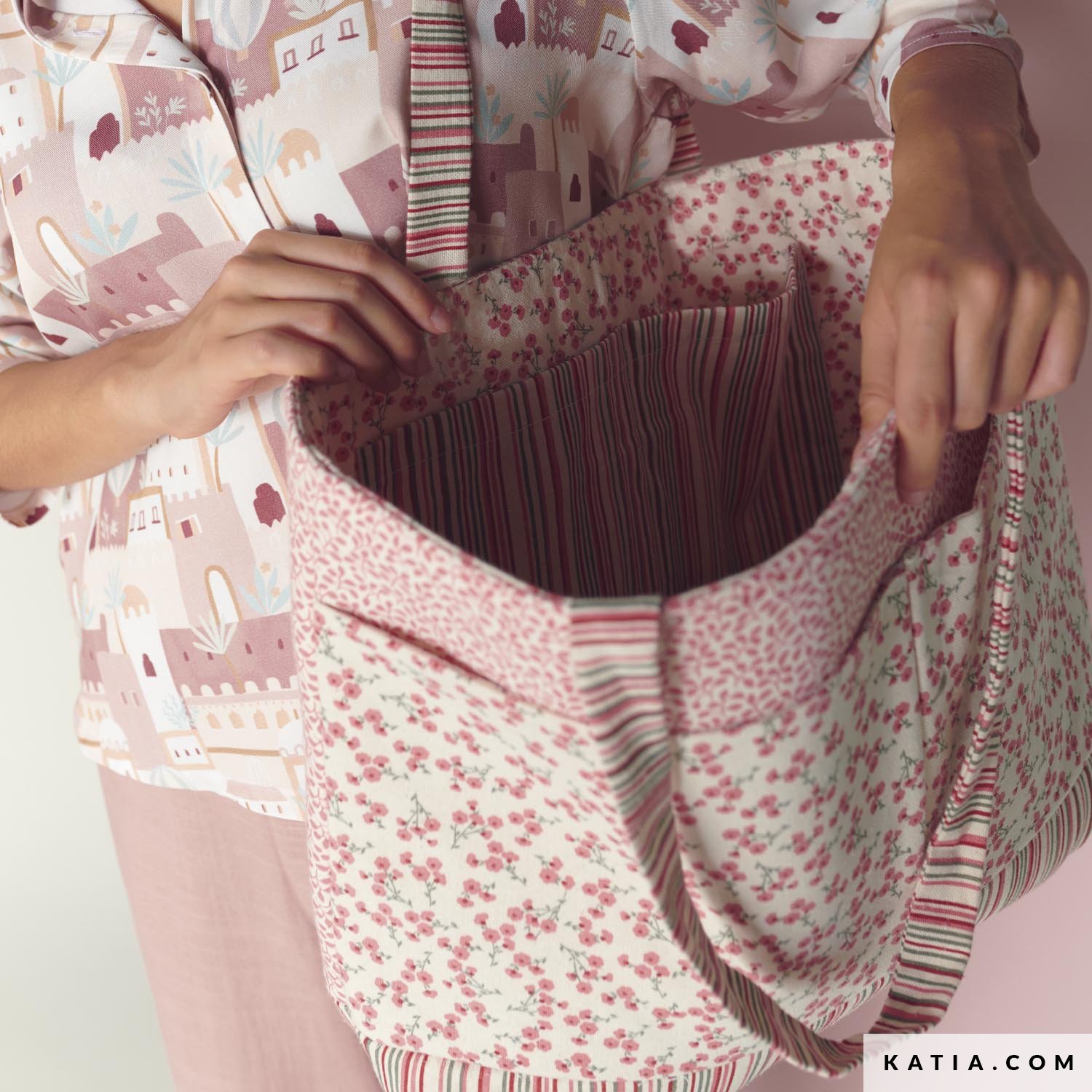 Patrón de costura bolso estilo tote bag | Katia.com