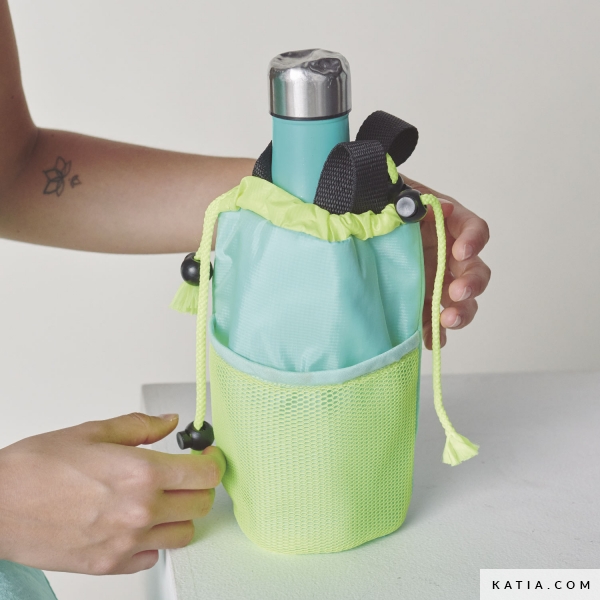 Patrón de costura funda térmica de tela para botella | Katia.com