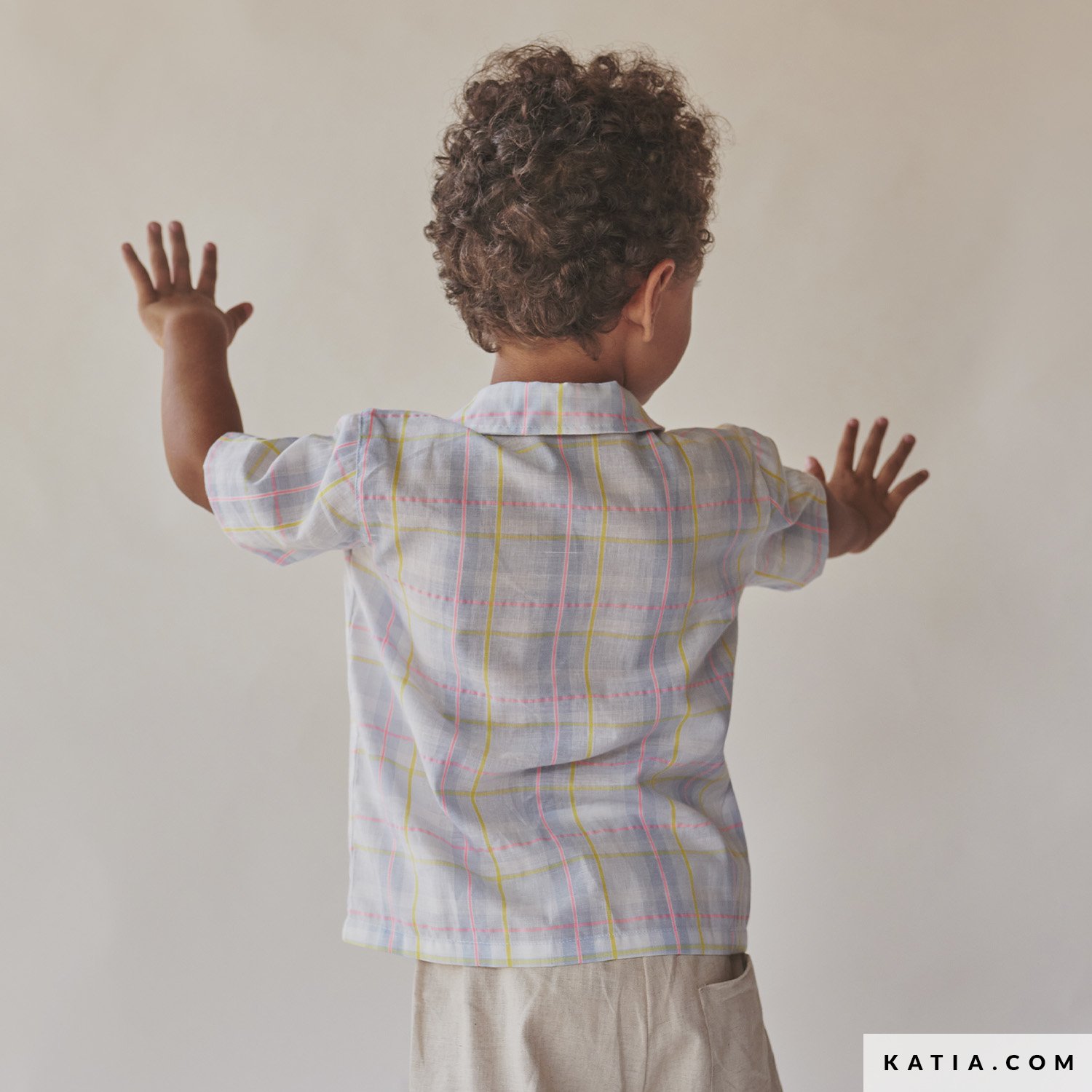 Sewing pattern to sew a children’s shirt | Katia.com