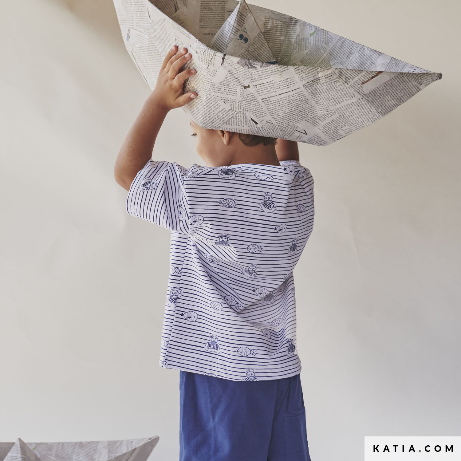 Short-sleeved basic T-shirt sewing pattern | Katia.com