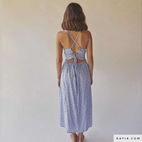 Women’s strappy dress sewing pattern | Katia.com