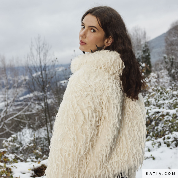 PDF sewing pattern - Faux fur jacket | Katia.com