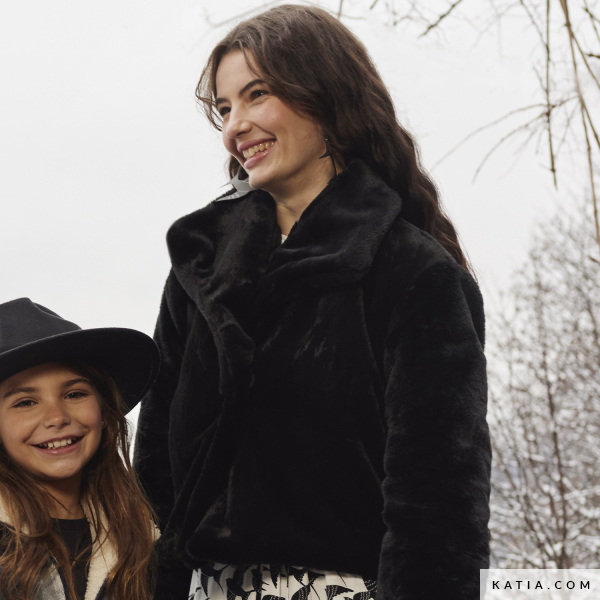 PDF sewing pattern - Faux fur jacket | Katia.com