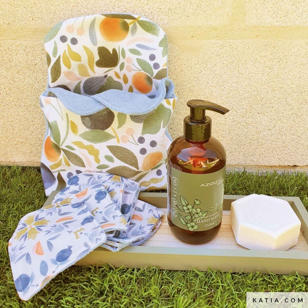 Bedrukte popeline stof Tuscan Mosaic - Lente / Zomer | Katia.com