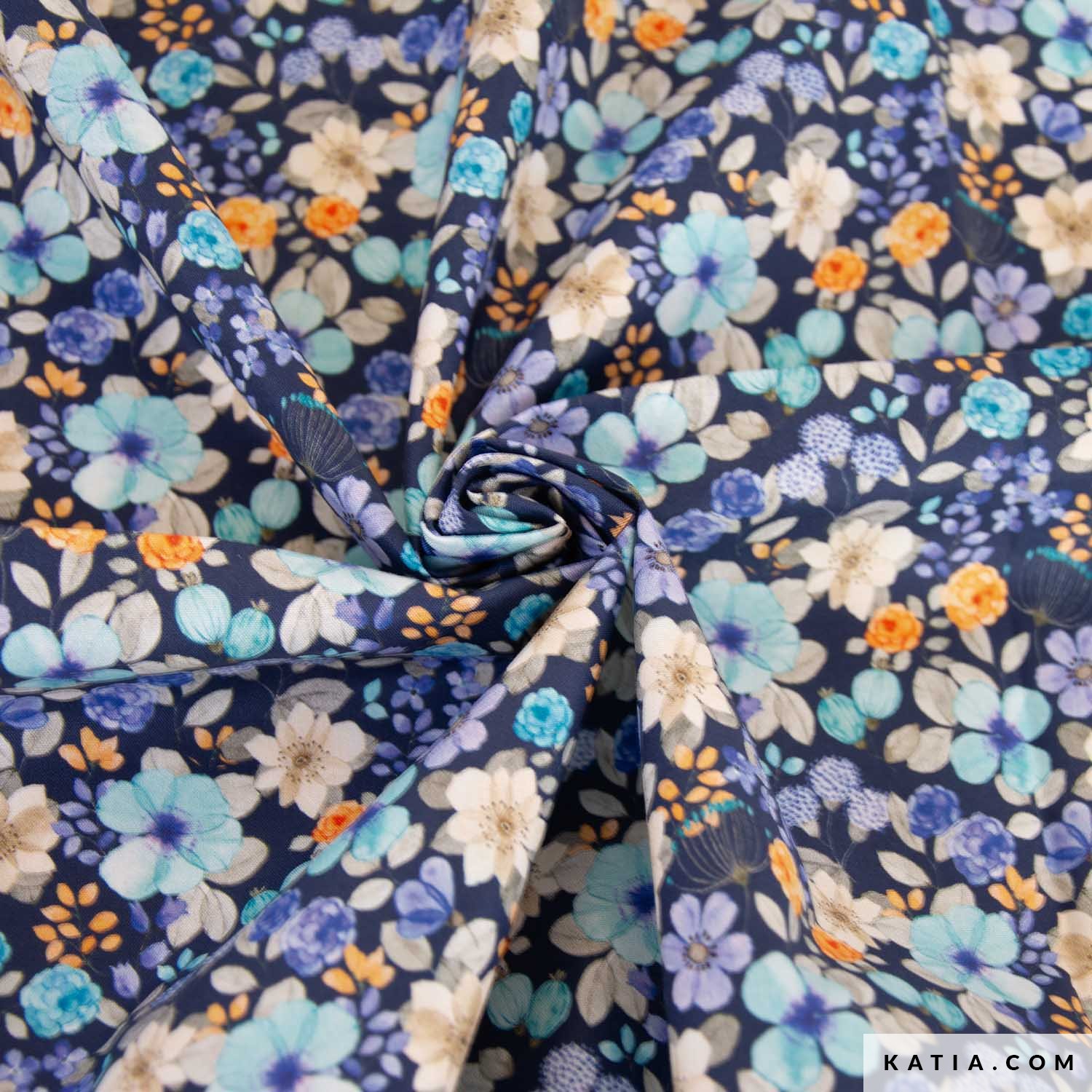 Hanami Printed Poplin Fabric - Spring / Summer | Katia.com