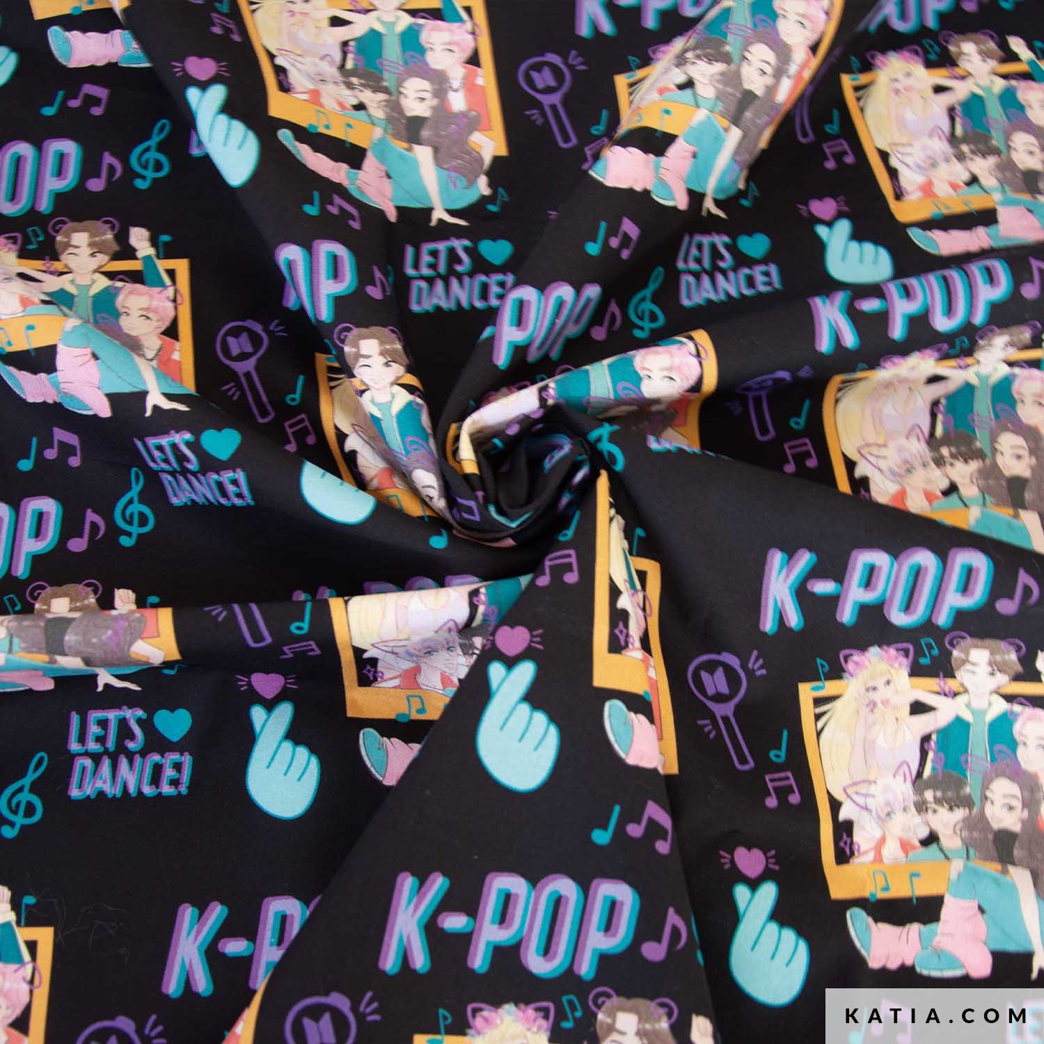 K-Pop Printed Poplin Fabric - Spring / Summer | Katia.com