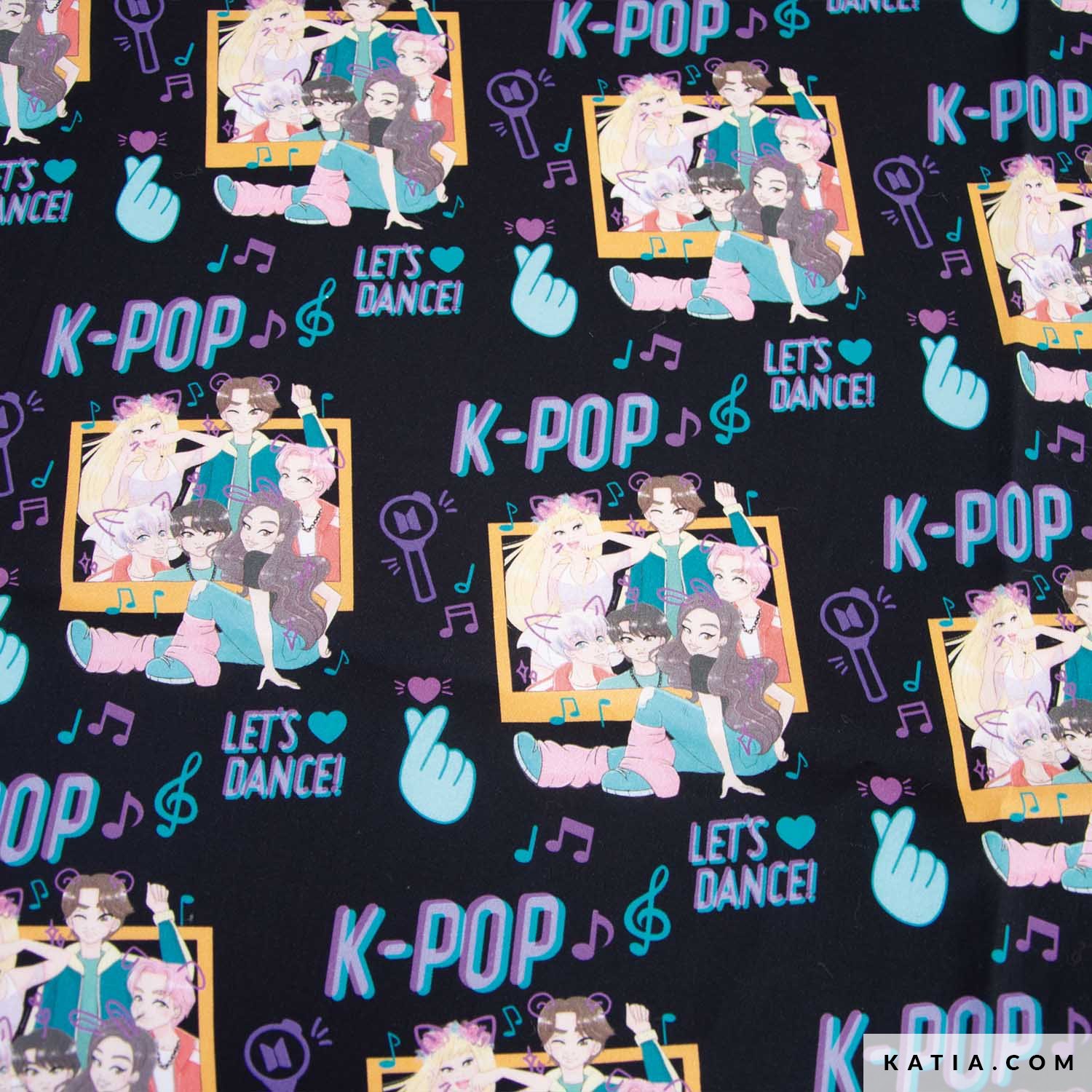 K-Pop Printed Poplin Fabric - Spring / Summer | Katia.com