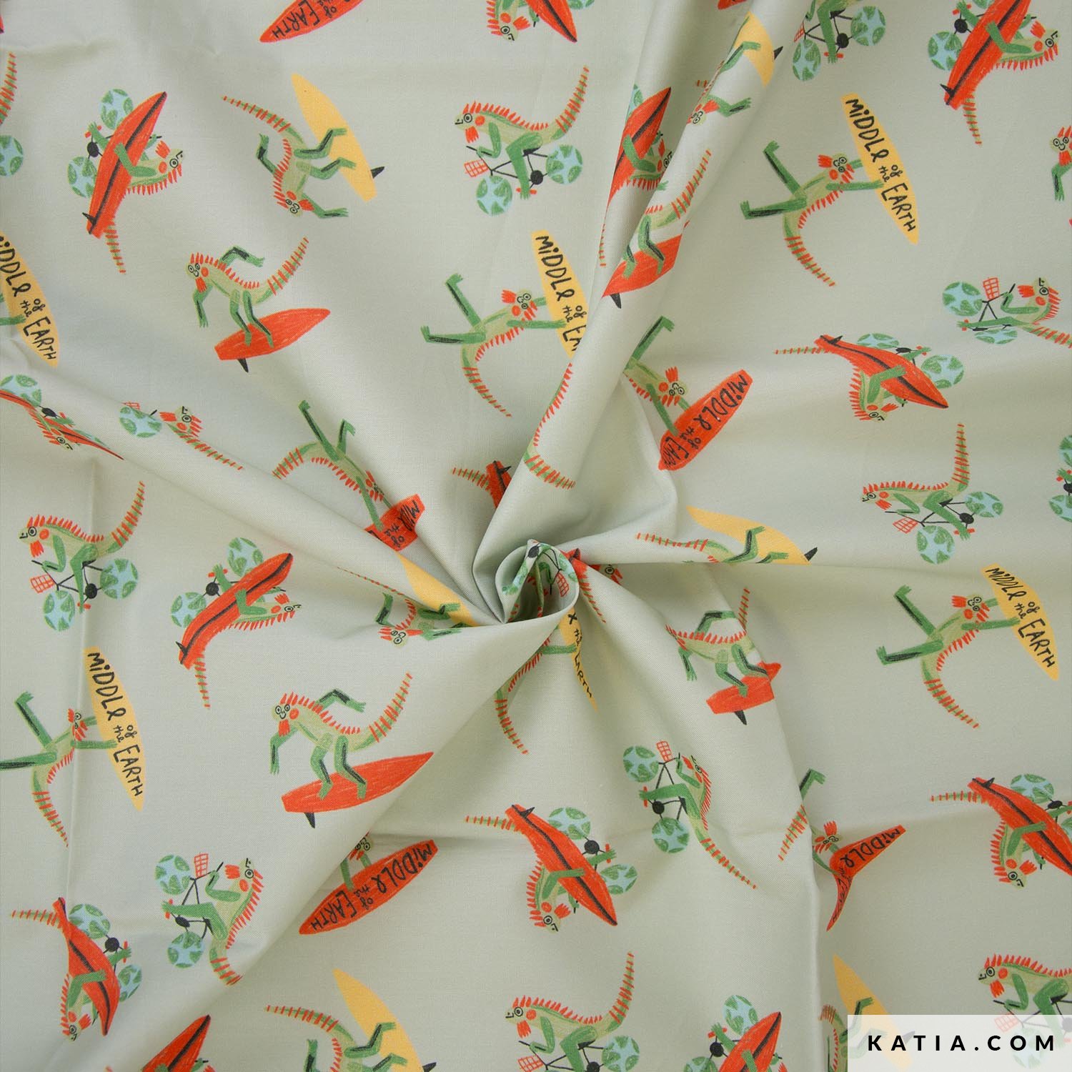 Lizard print poplin fabric - Spring / Summer | Katia.com