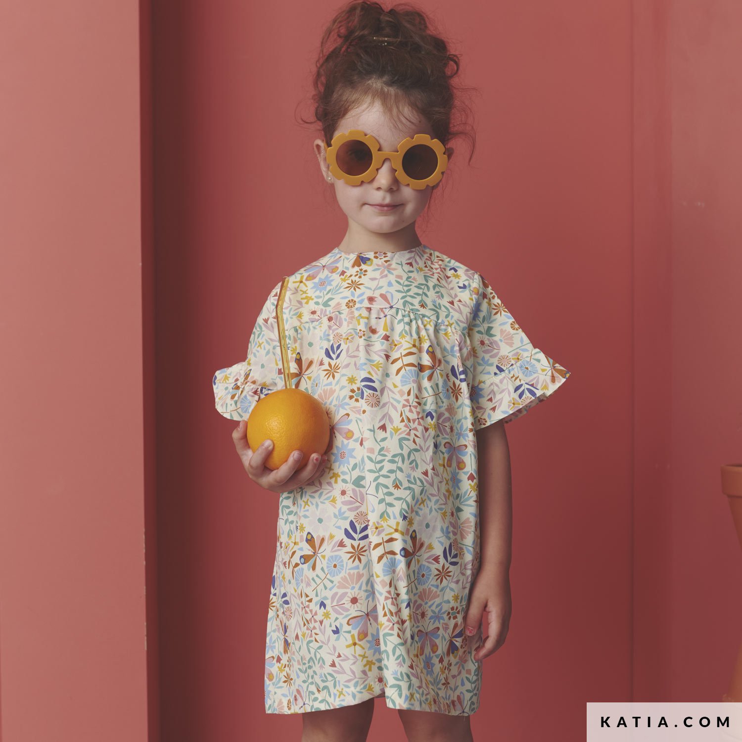 Poplin Mosaic Butterflies katoenen popeline stof - Lente / Zomer ...