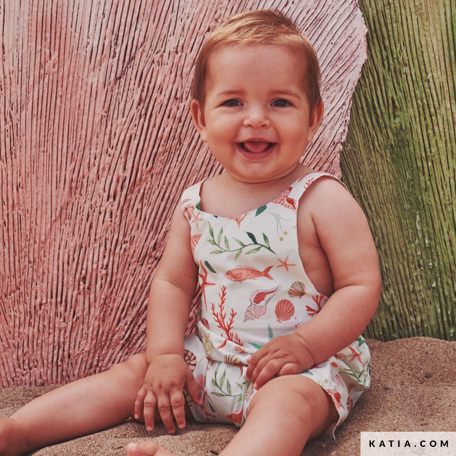 Tela popelín de algodón Poplin Coral Reef - Primavera / Verano | Katia.com