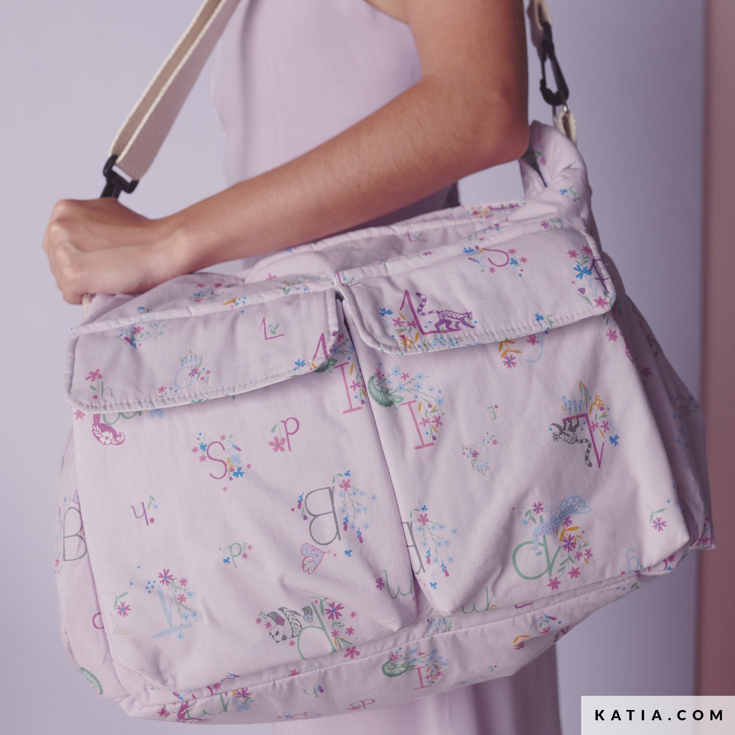 Tissu popeline de coton Poplin Letter Vacances - Printemps / Été ...