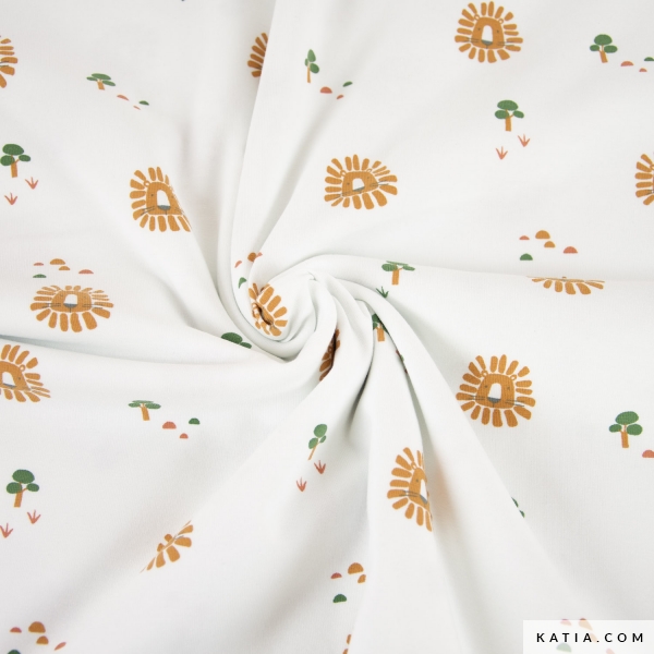 Africa Lions Jersey Knit Fabric - Spring / Summer | Katia.com