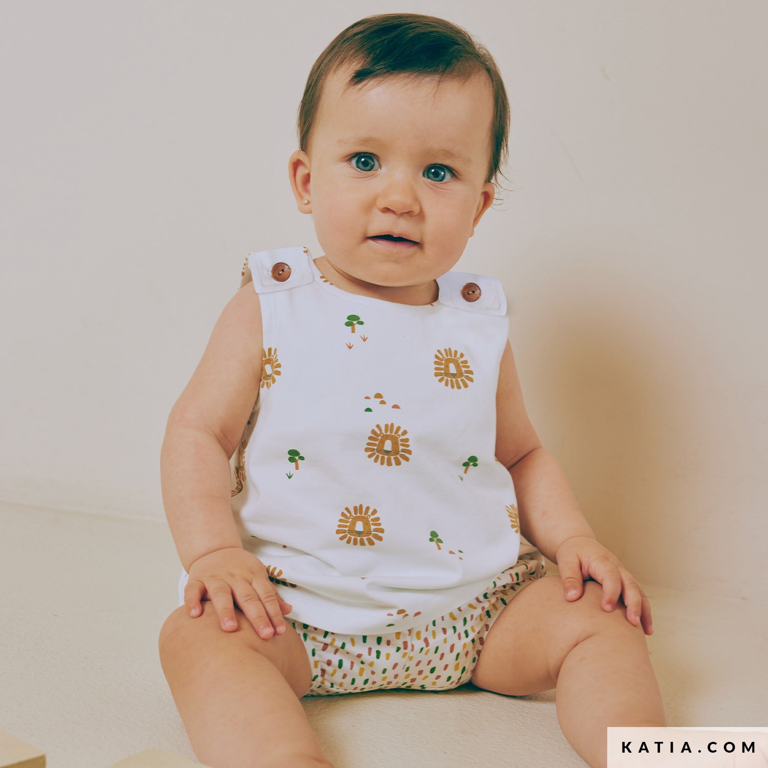 Africa Lions Jersey Knit Fabric - Spring / Summer | Katia.com