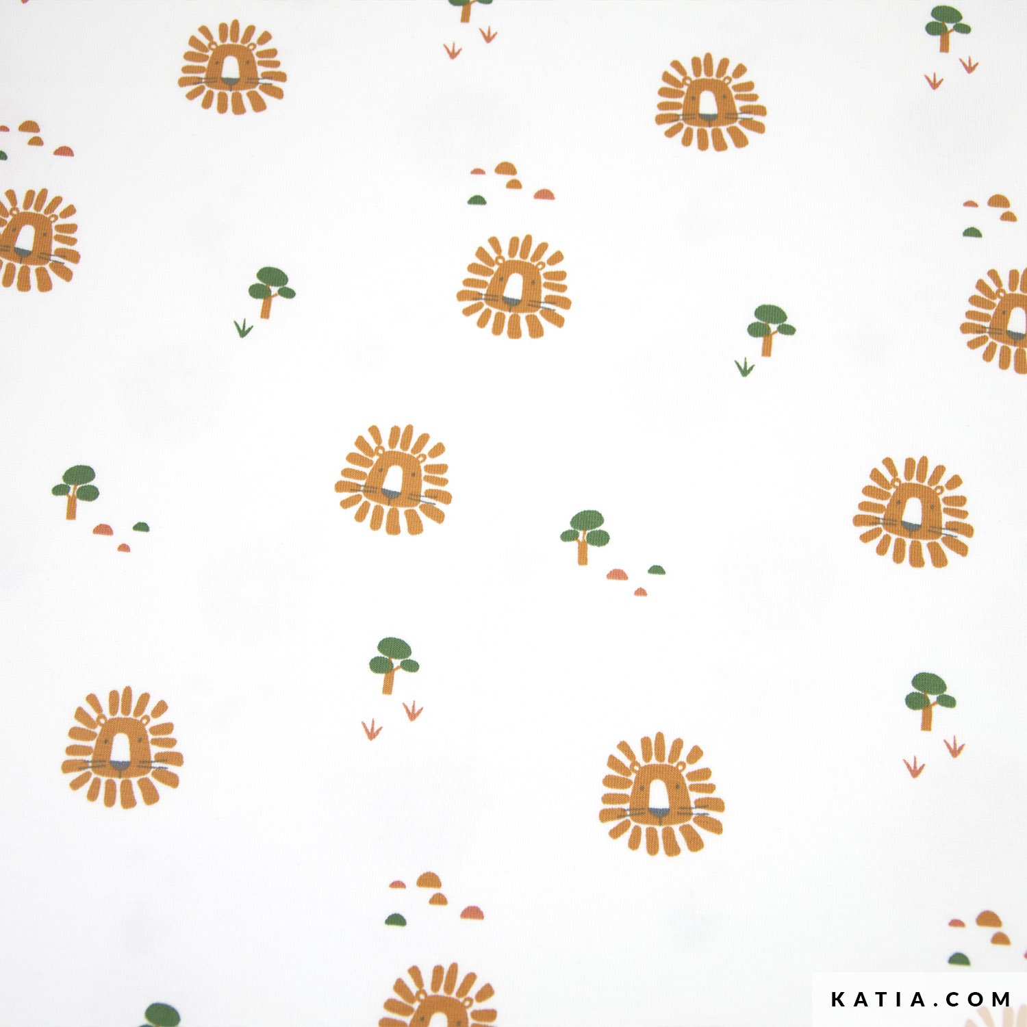 Africa Lions Jersey Knit Fabric - Spring / Summer | Katia.com