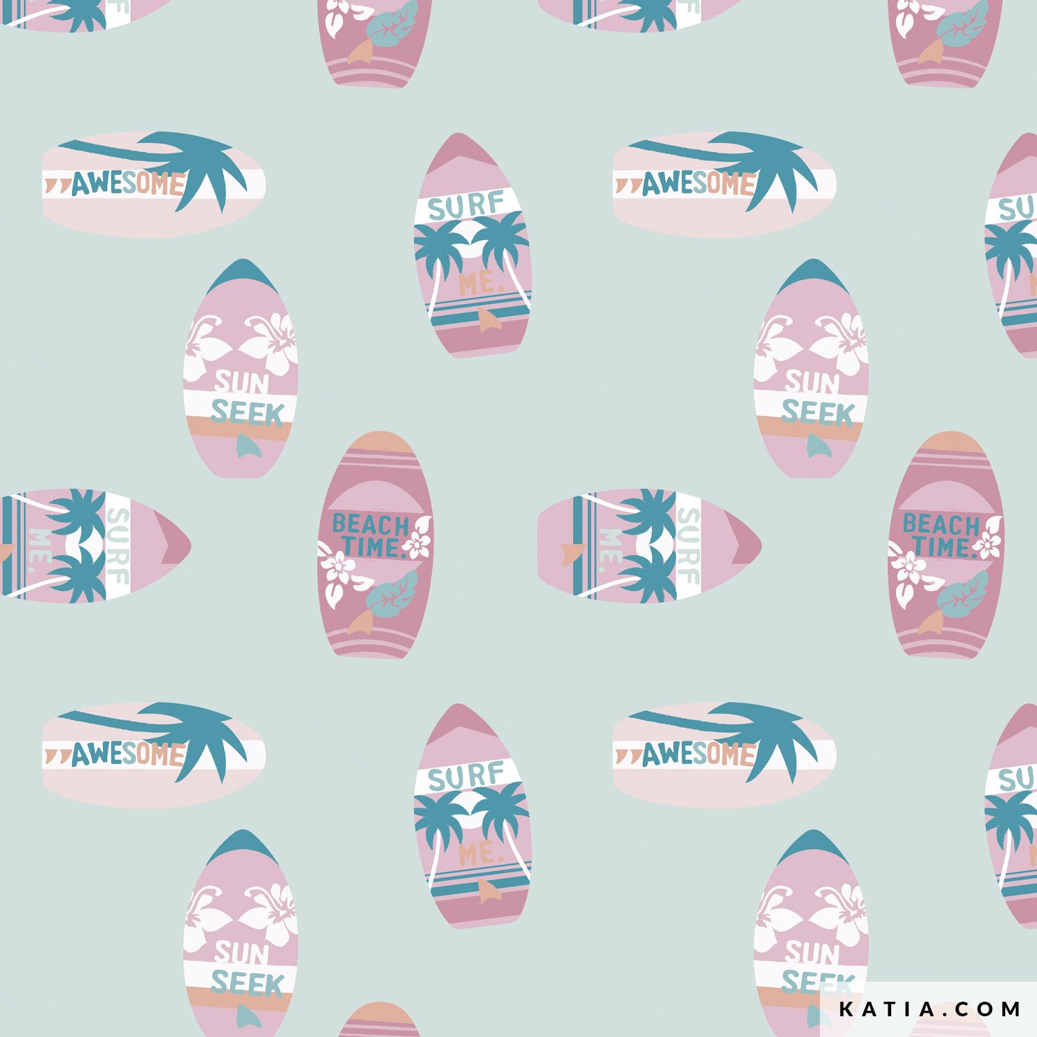 Surf Breeze Jersey T-shirt knit fabric - Spring / Summer | Katia.com