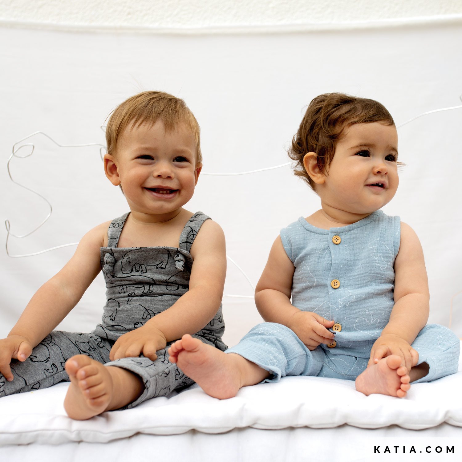 M19 - Muselina Hippos mum & son - Spring / Summer | Katia.com