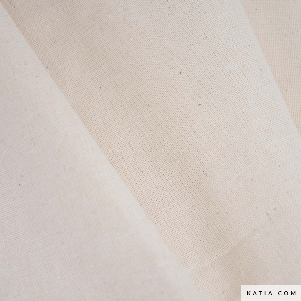 Tela de loneta reciclada en color verde - | Katia.com