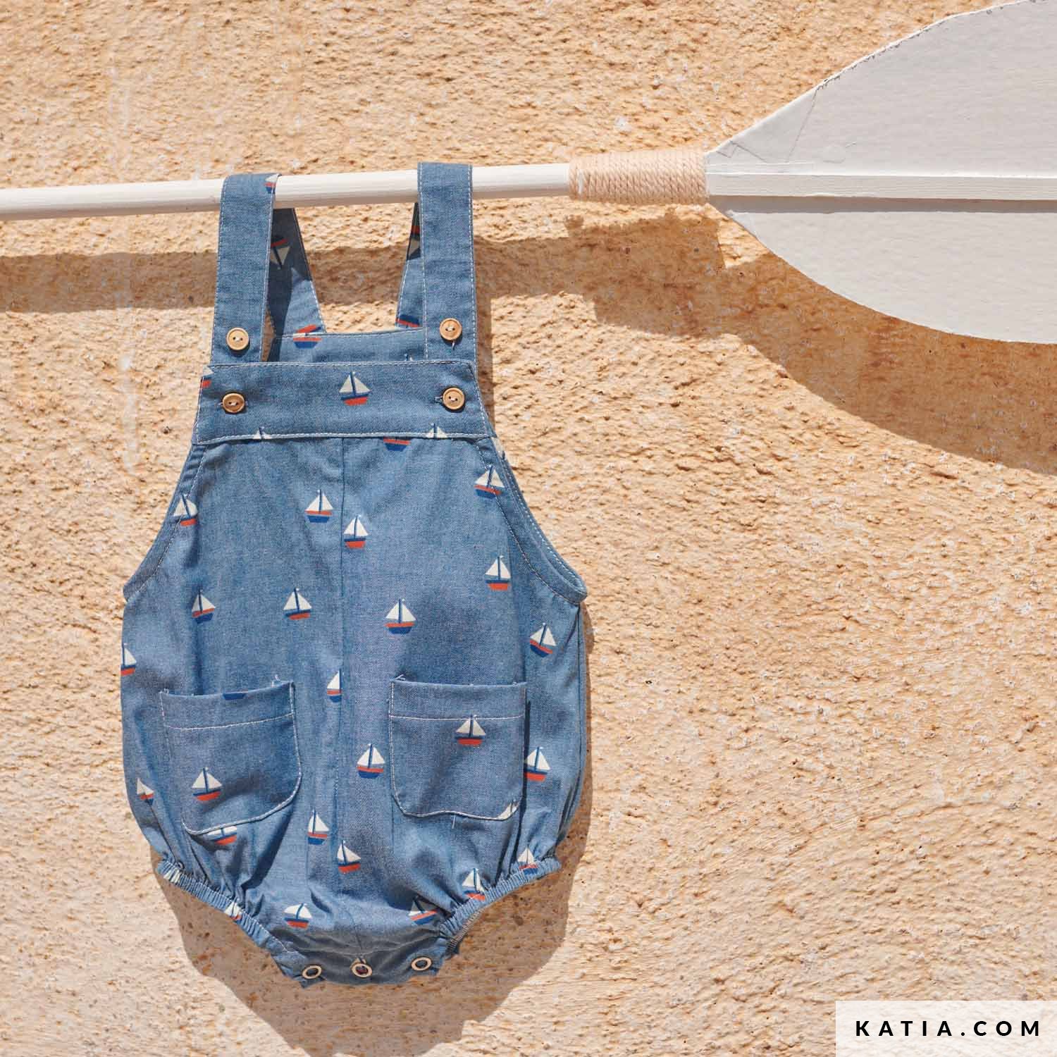 Denim Print Color Ships lightweight denim fabric - Spring / Summer ...