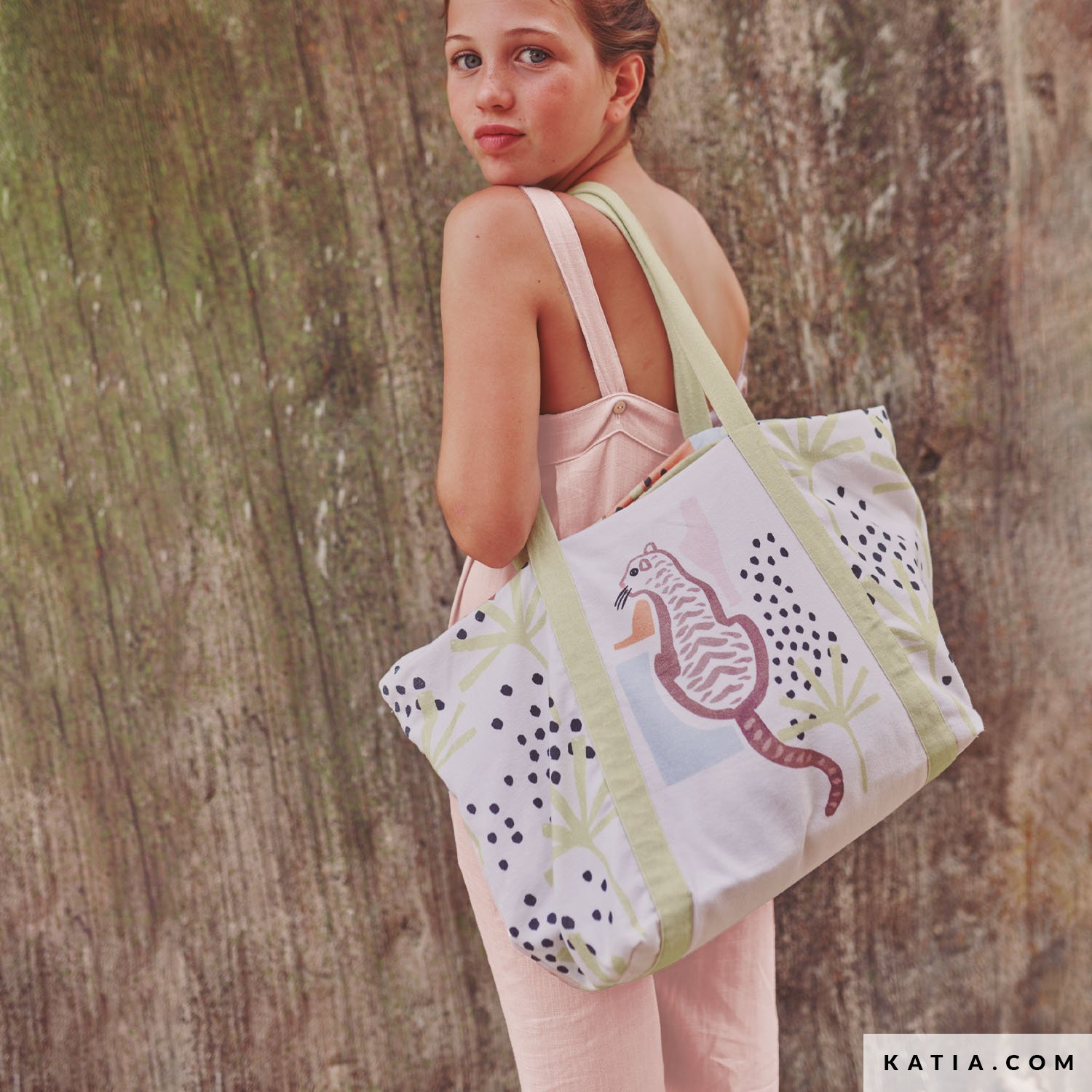 Summer Bag & Clutch Canvas Slim fabric panel - | Katia.com