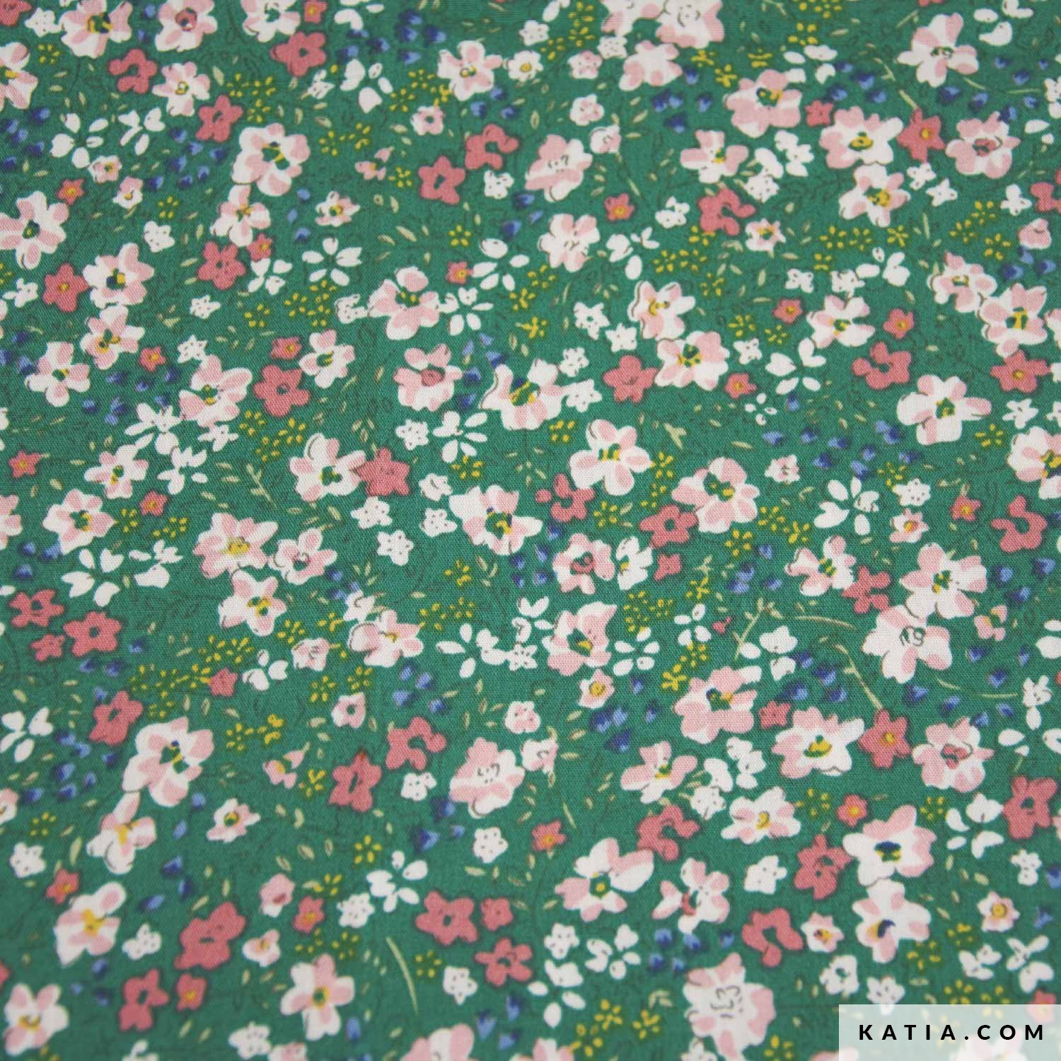 Tissu en viscose Print Summer Flowers - Printemps / Été | Katia.com