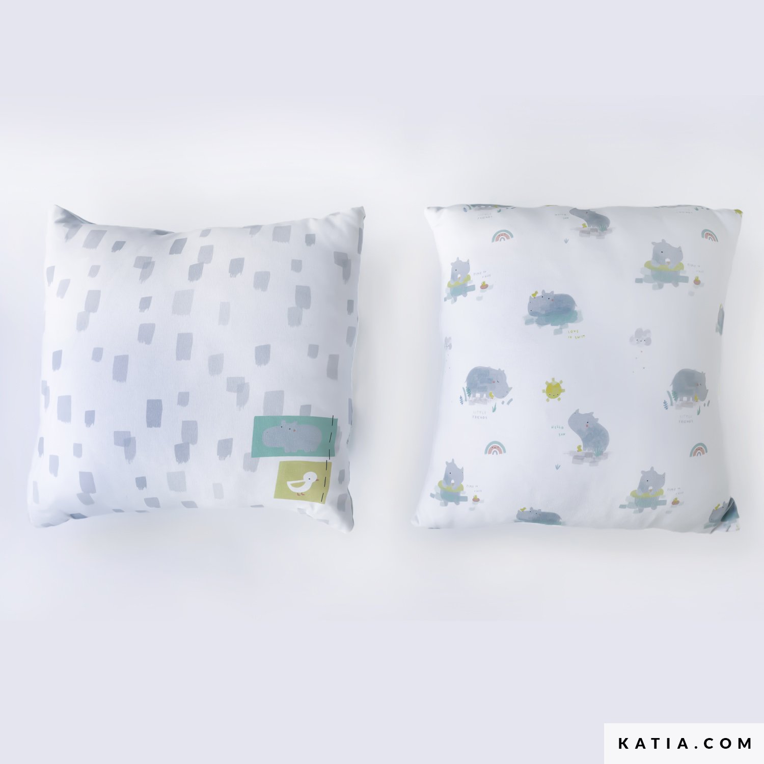 SSPB1 - Sky Rhinos Baby Panel - Printemps / Été | Katia.com