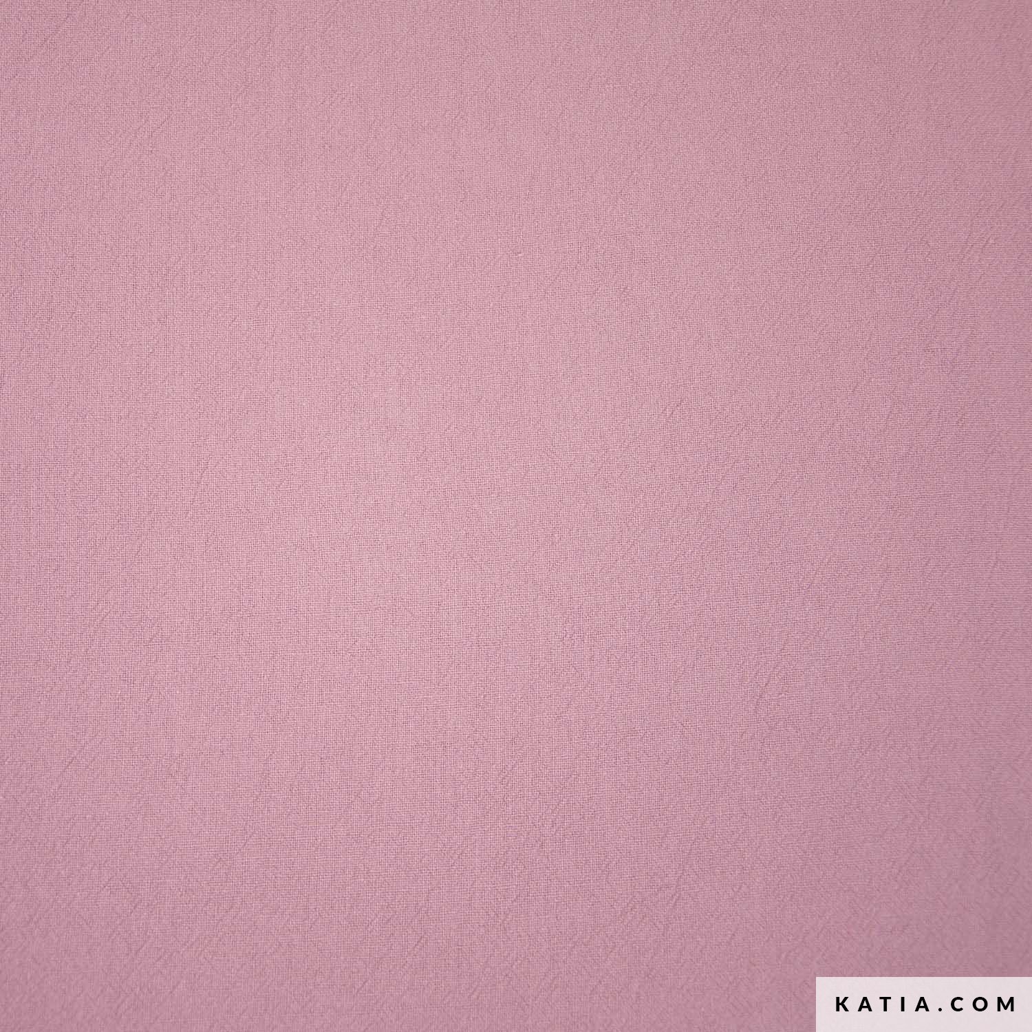 Pink rustic cotton fabric - | Katia.com