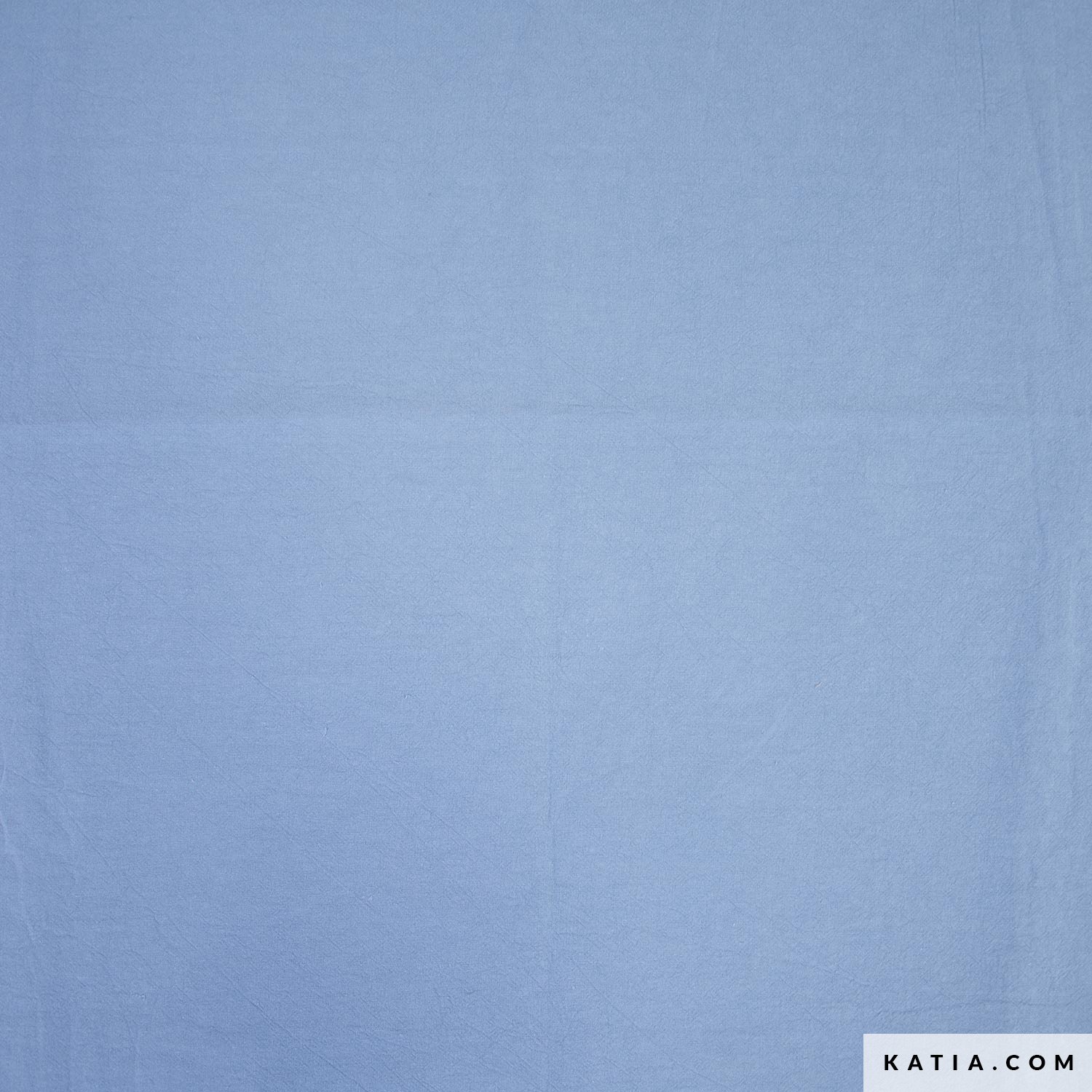 Rustic cotton fabric in petrol blue - | Katia.com