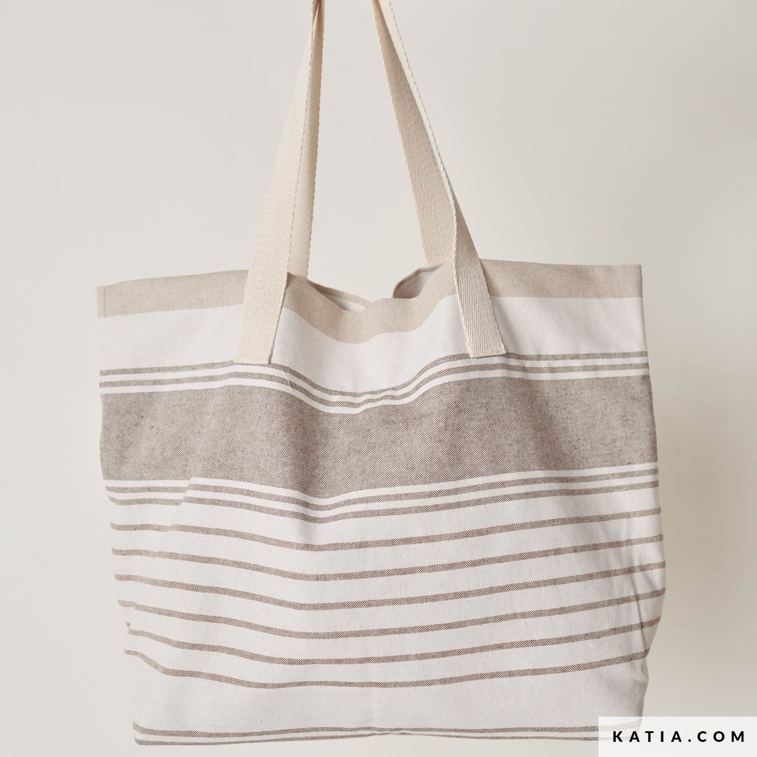RECYCLED CANVAS STRIPES LINEN - | Katia.com