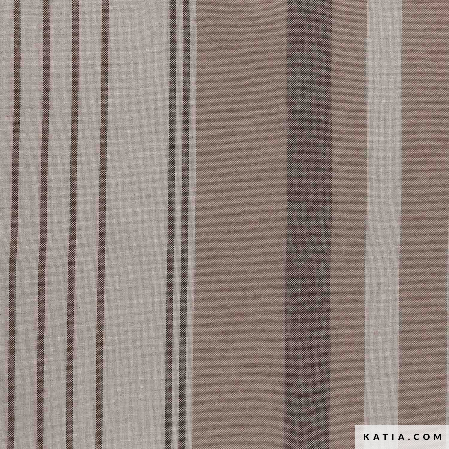 RECYCLED CANVAS STRIPES LINEN - | Katia.com