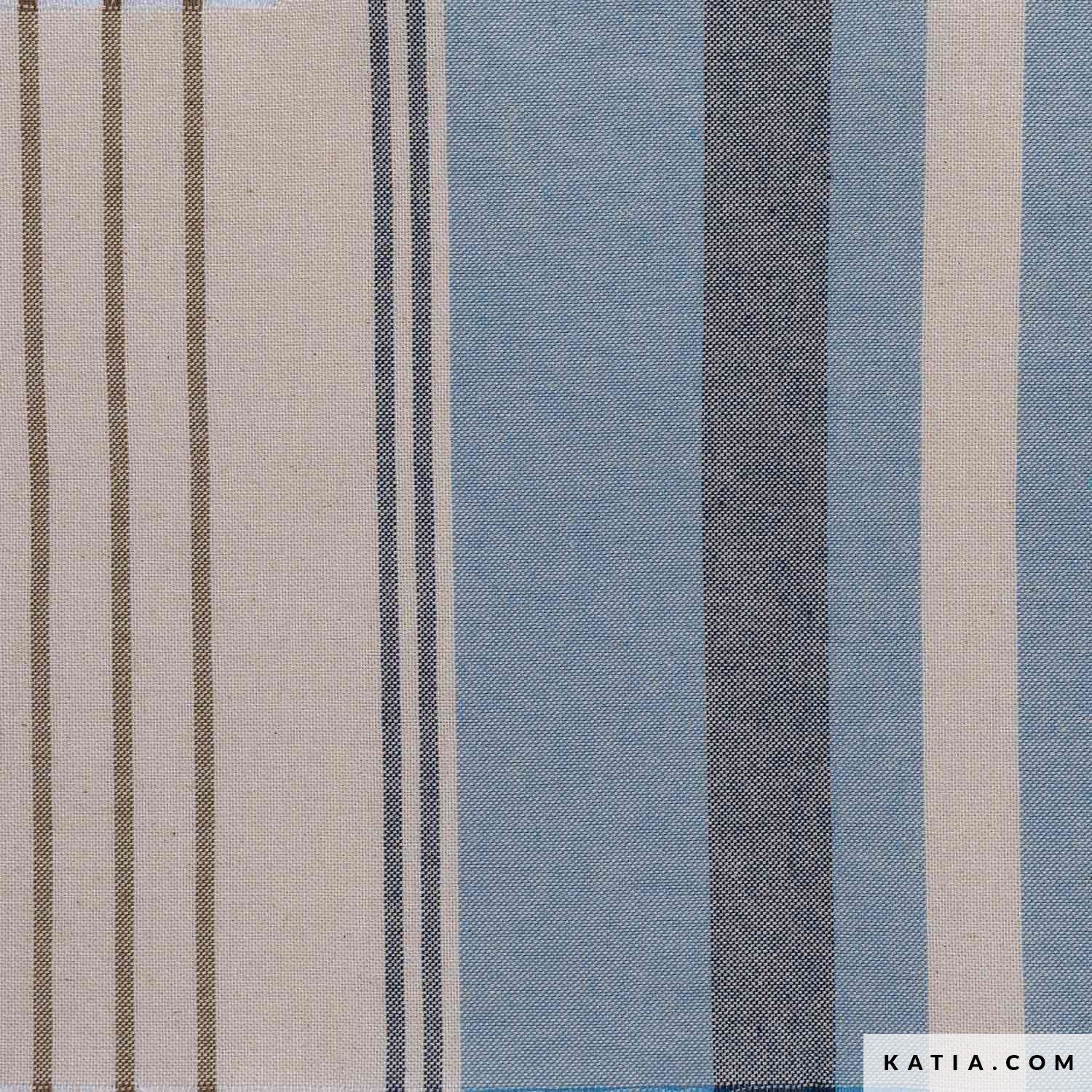 RECYCLED CANVAS STRIPES LINEN - | Katia.com