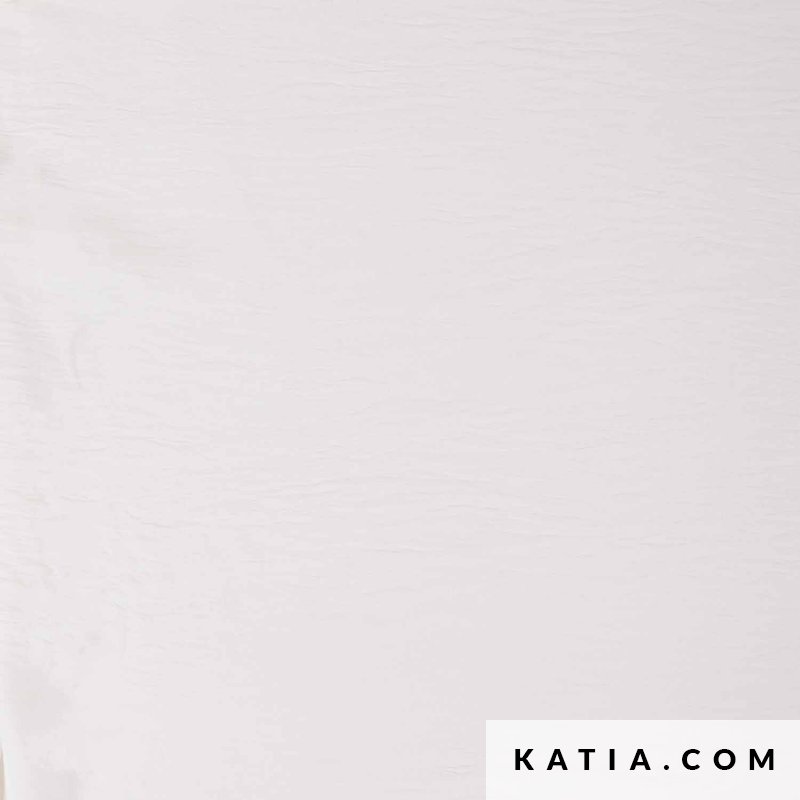 Techno Polyester White fabric - | Katia.com