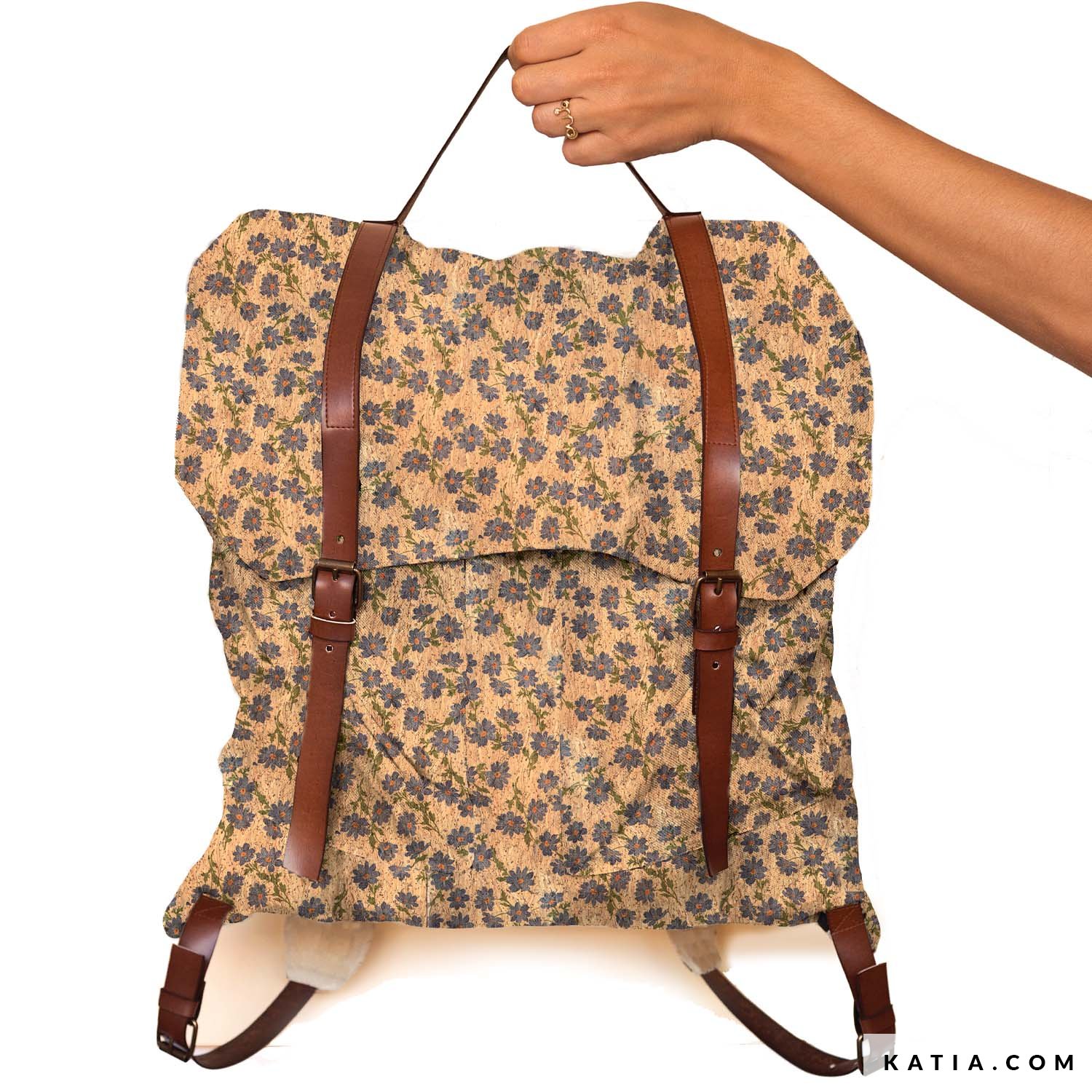 Marguerites Cork Print Fabric - | Katia.com