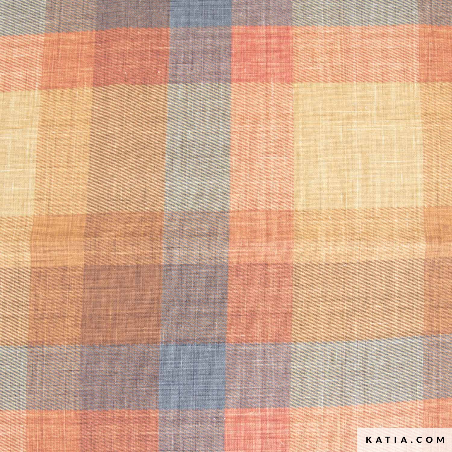 Recycled Canvas Sunshine Squares canvas fabric - Spring / Summer | Katia.com