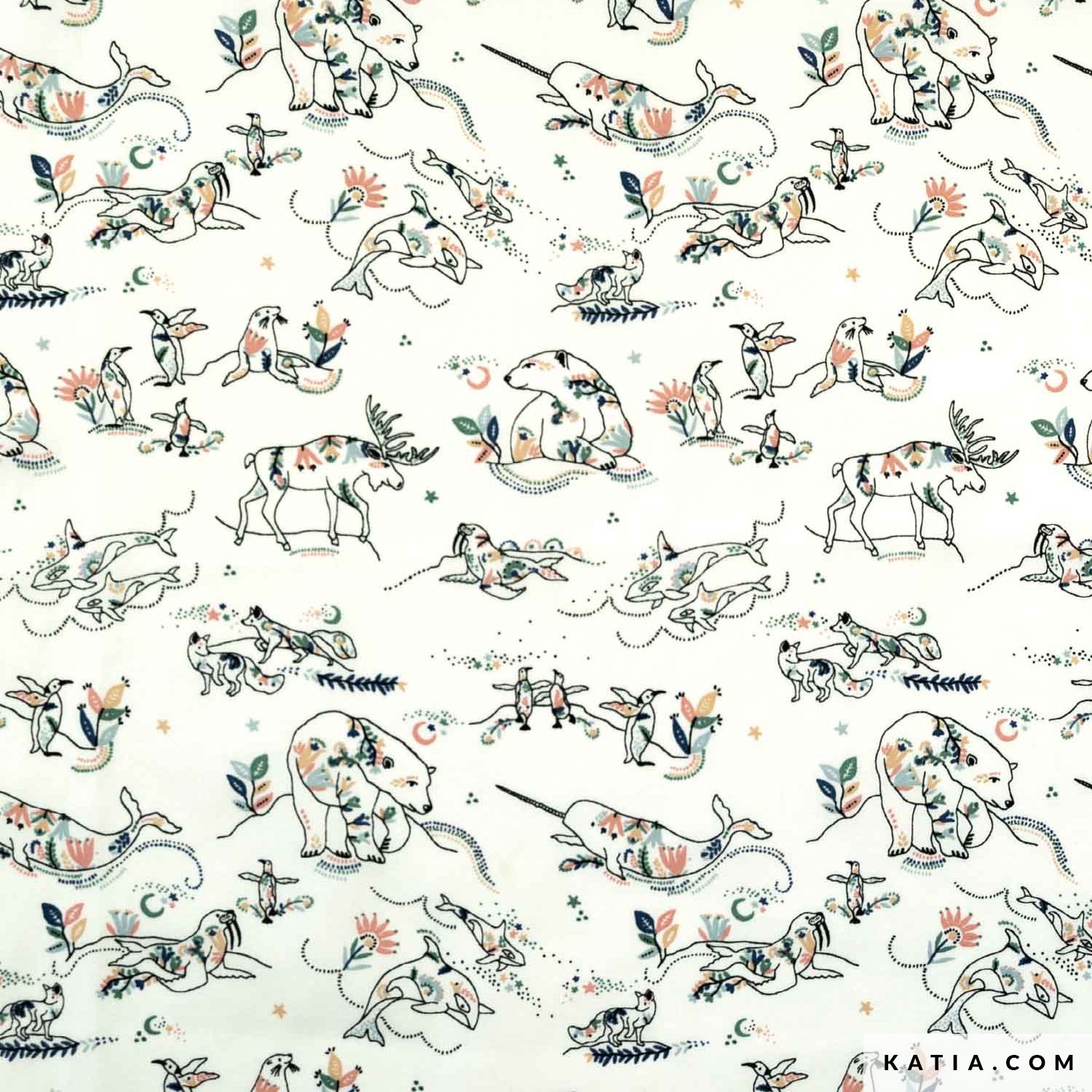 Cotton Poplin Artic Main fabric - Autumn / Winter | Katia.com