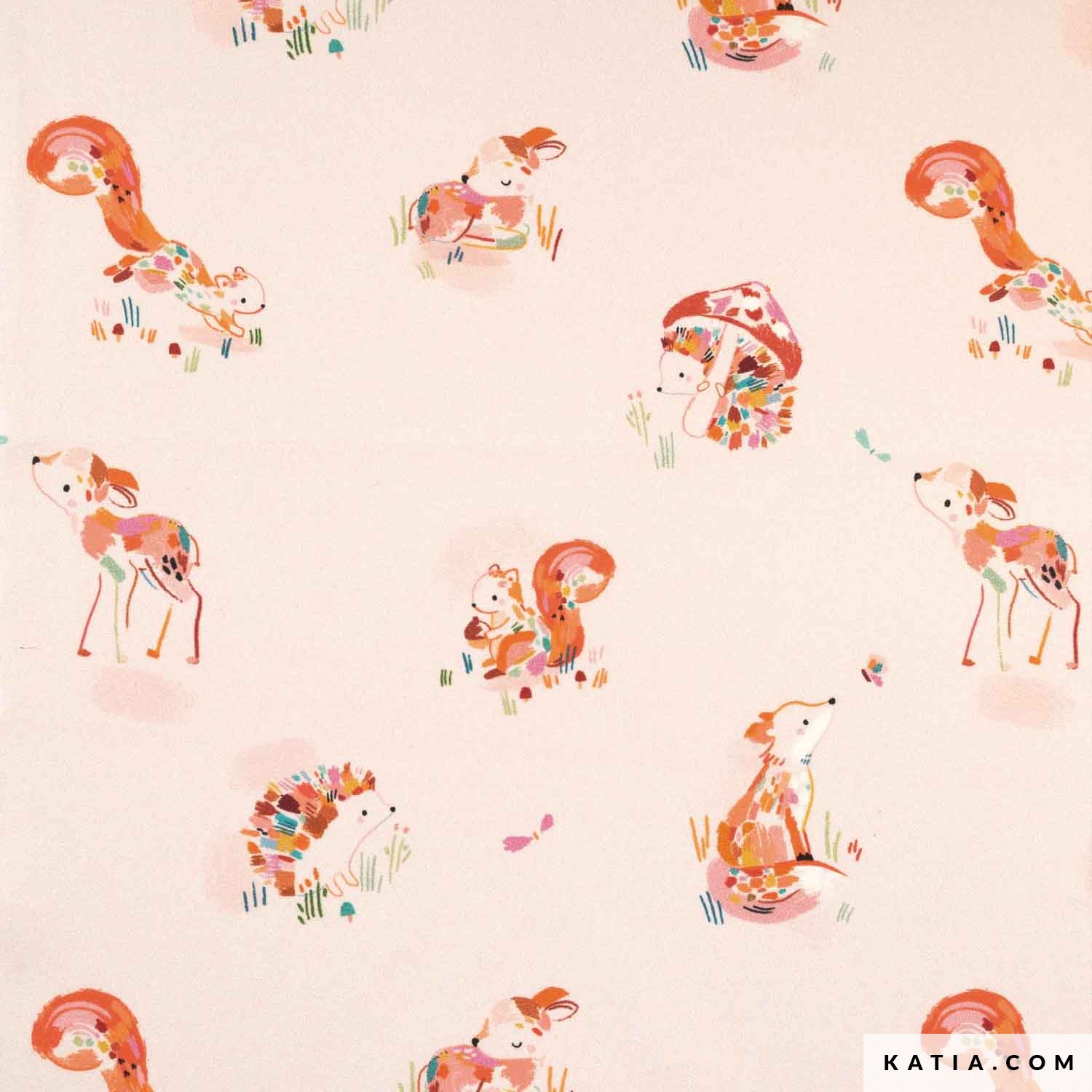 Cotton Poplin Pain Forest fabric - Autumn / Winter | Katia.com