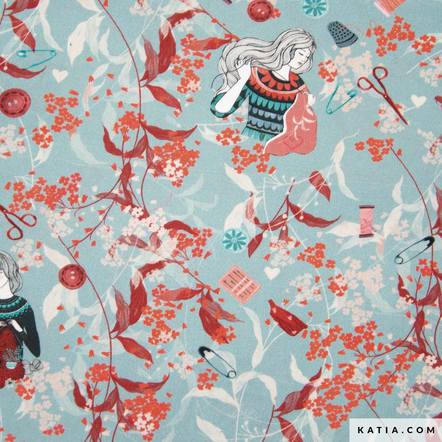 Handmade Dreams cotton poplin fabric - Autumn / Winter | Katia.com