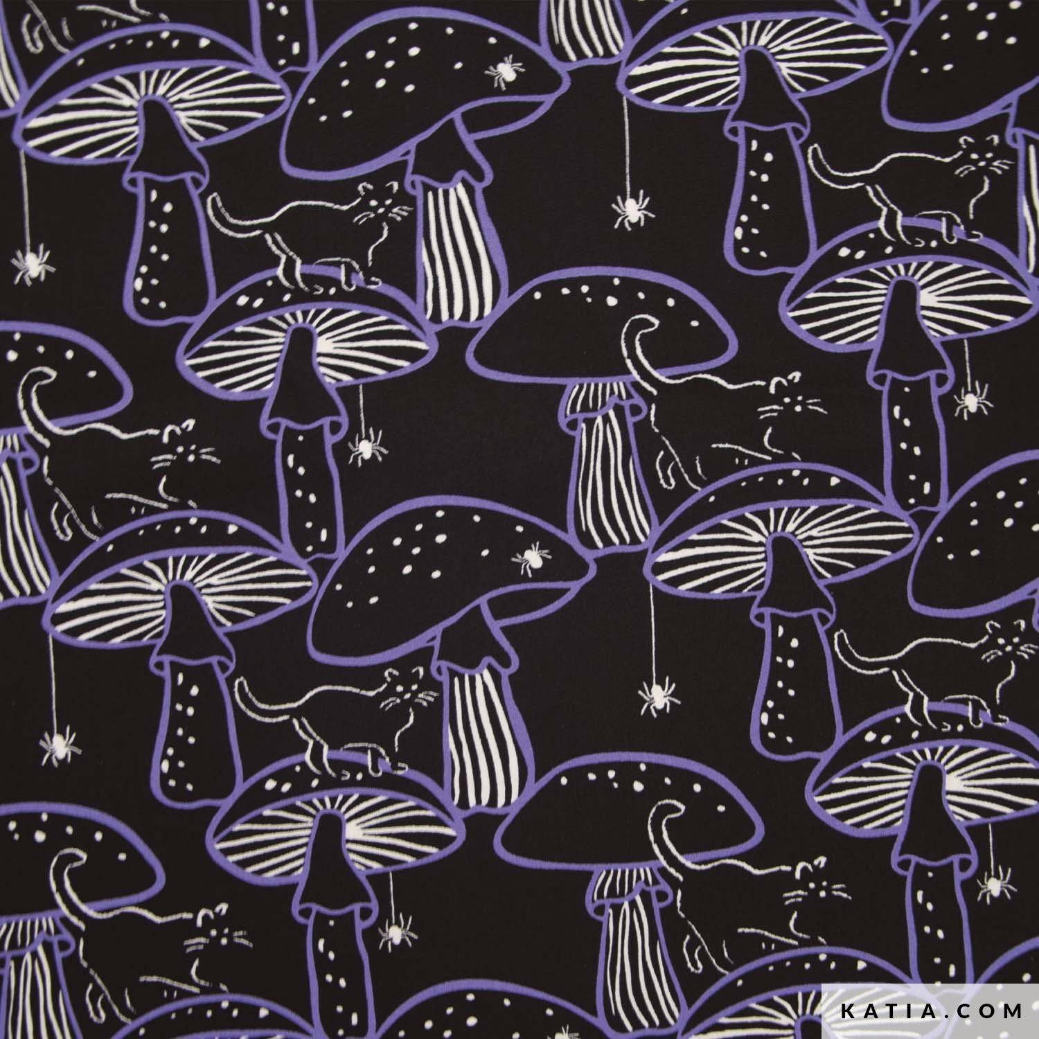 Popeline katoen stof Poplin Halloween Potions - Herfst / Winter | Katia.com