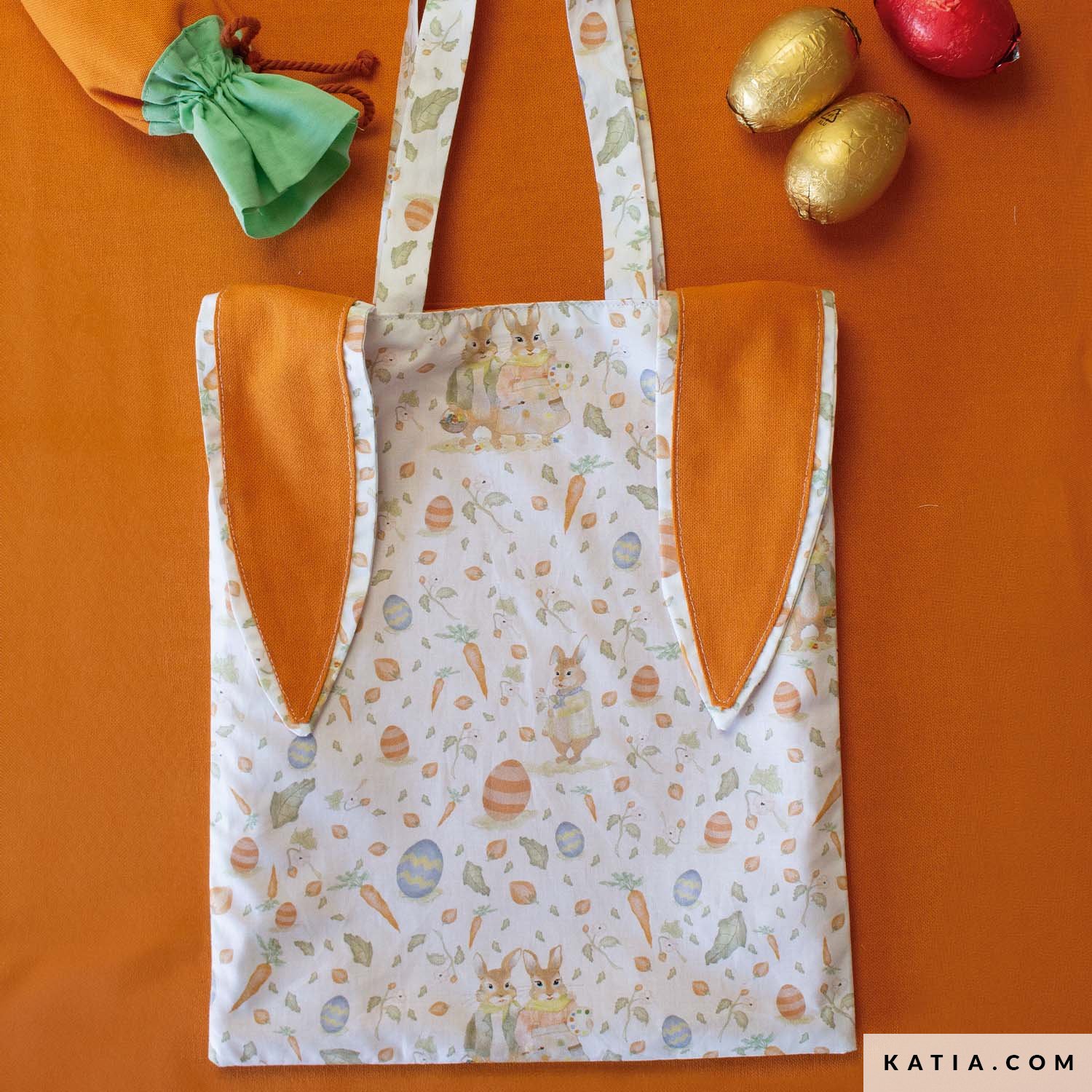 Tela de popelín de algodón Easter Bunny - Otoño / Invierno | Katia.com