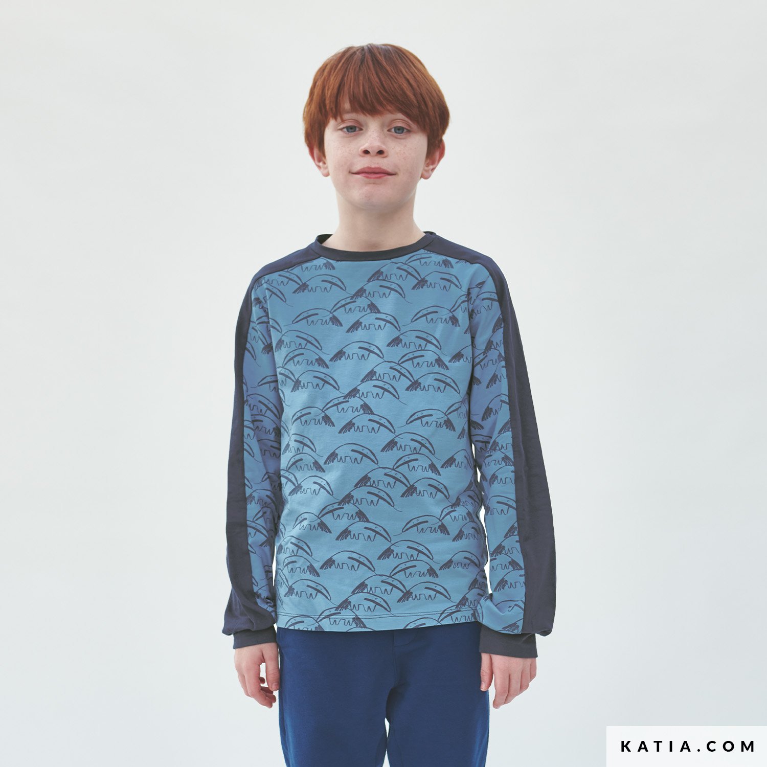 Anteater Textures T-shirt jersey fabric - Autumn / Winter | Katia.com