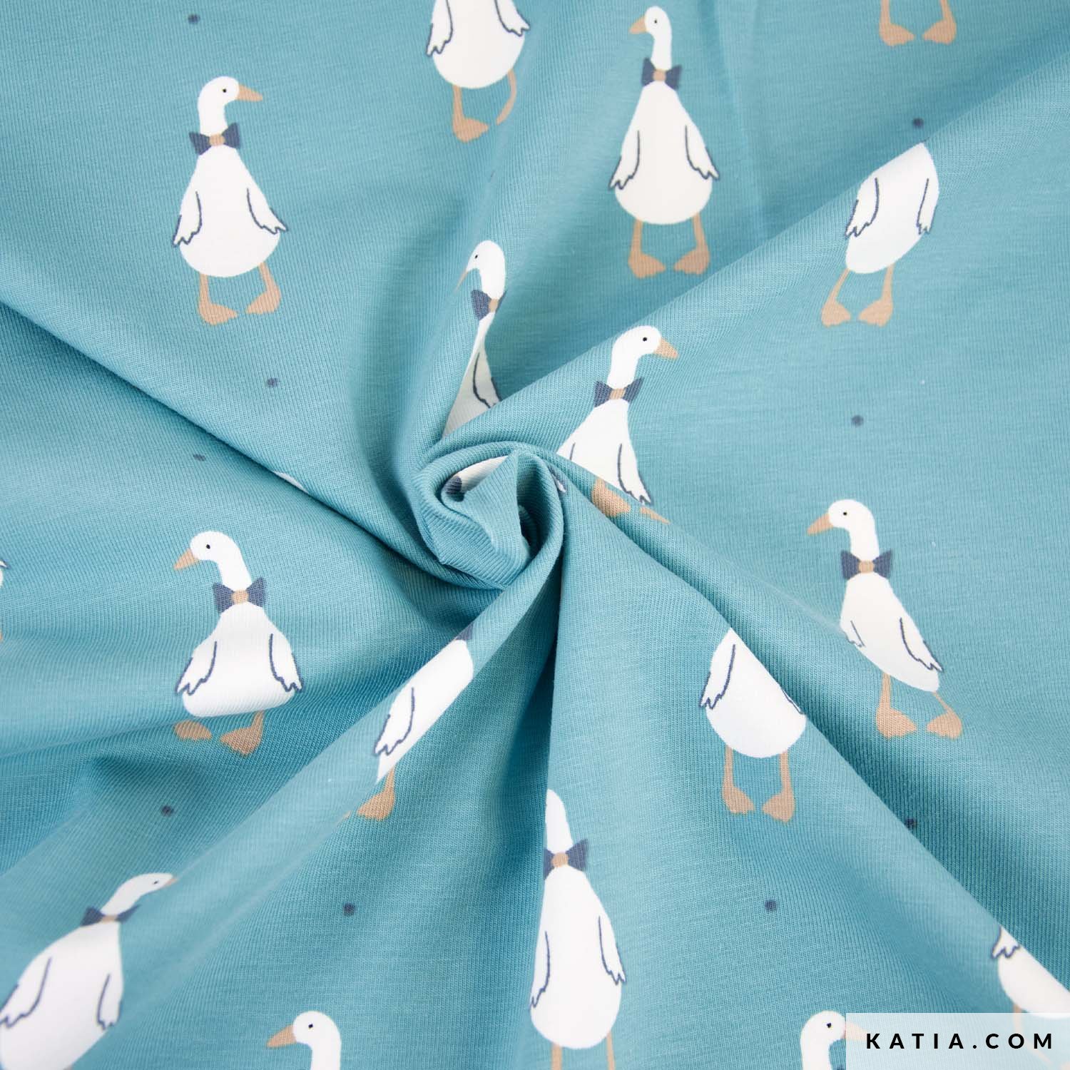 Ducks Jersey T-shirt knit fabric - Autumn / Winter | Katia.com