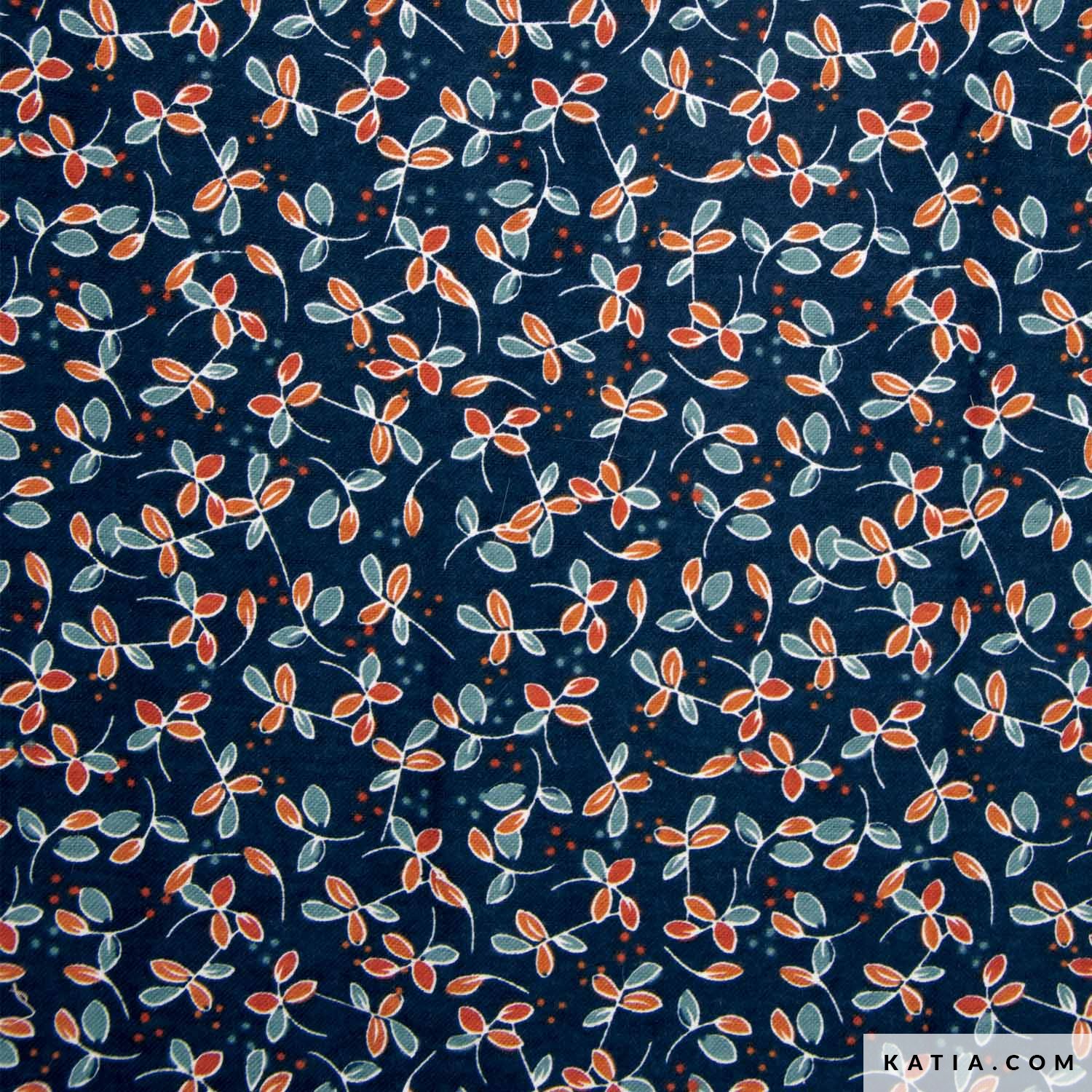 SOS Flowers cotton flannel fabric - Autumn / Winter | Katia.com