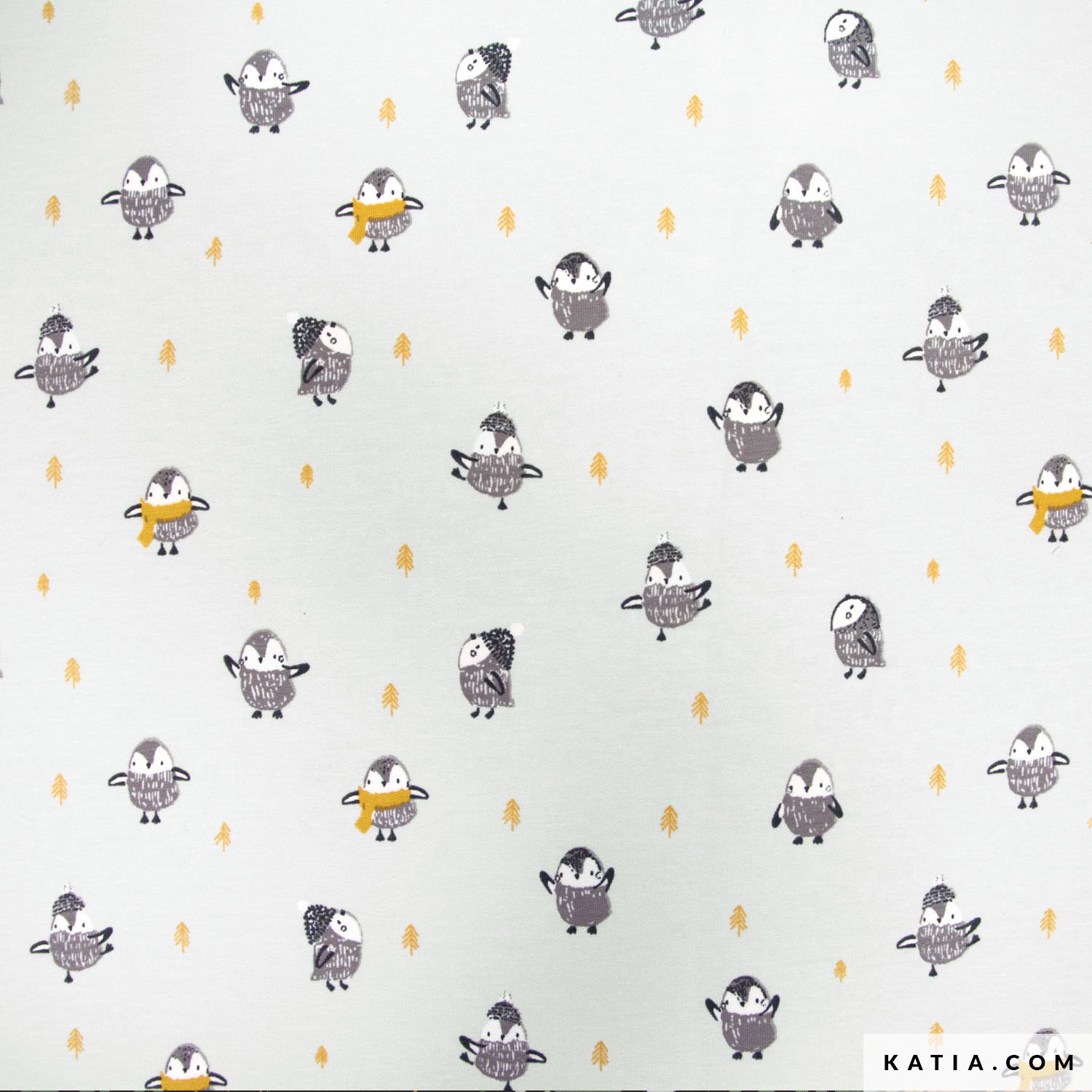 Sweat Penguins Dance Winter fleece stof - Herfst / Winter | Katia.com