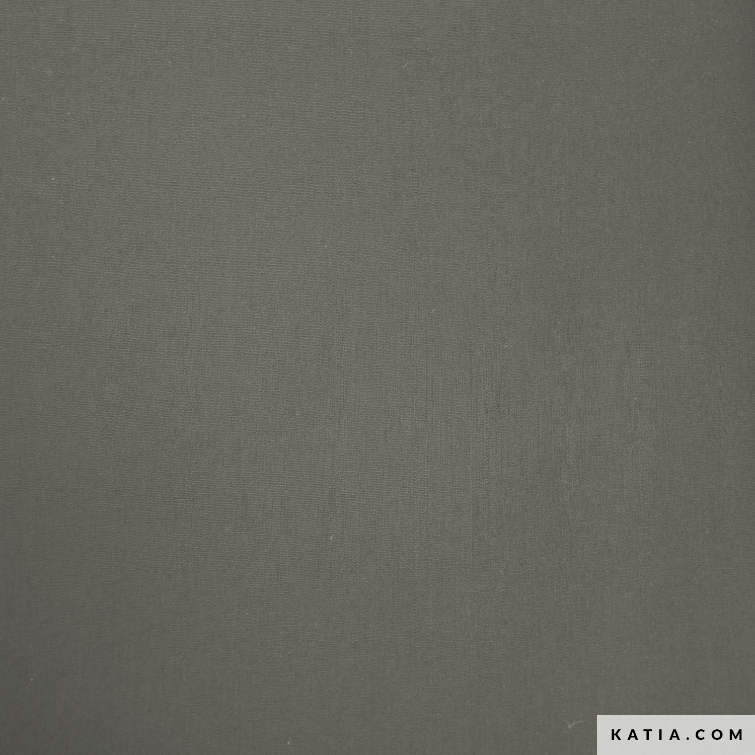 Plain khaki cotton poplin fabric - | Katia.com