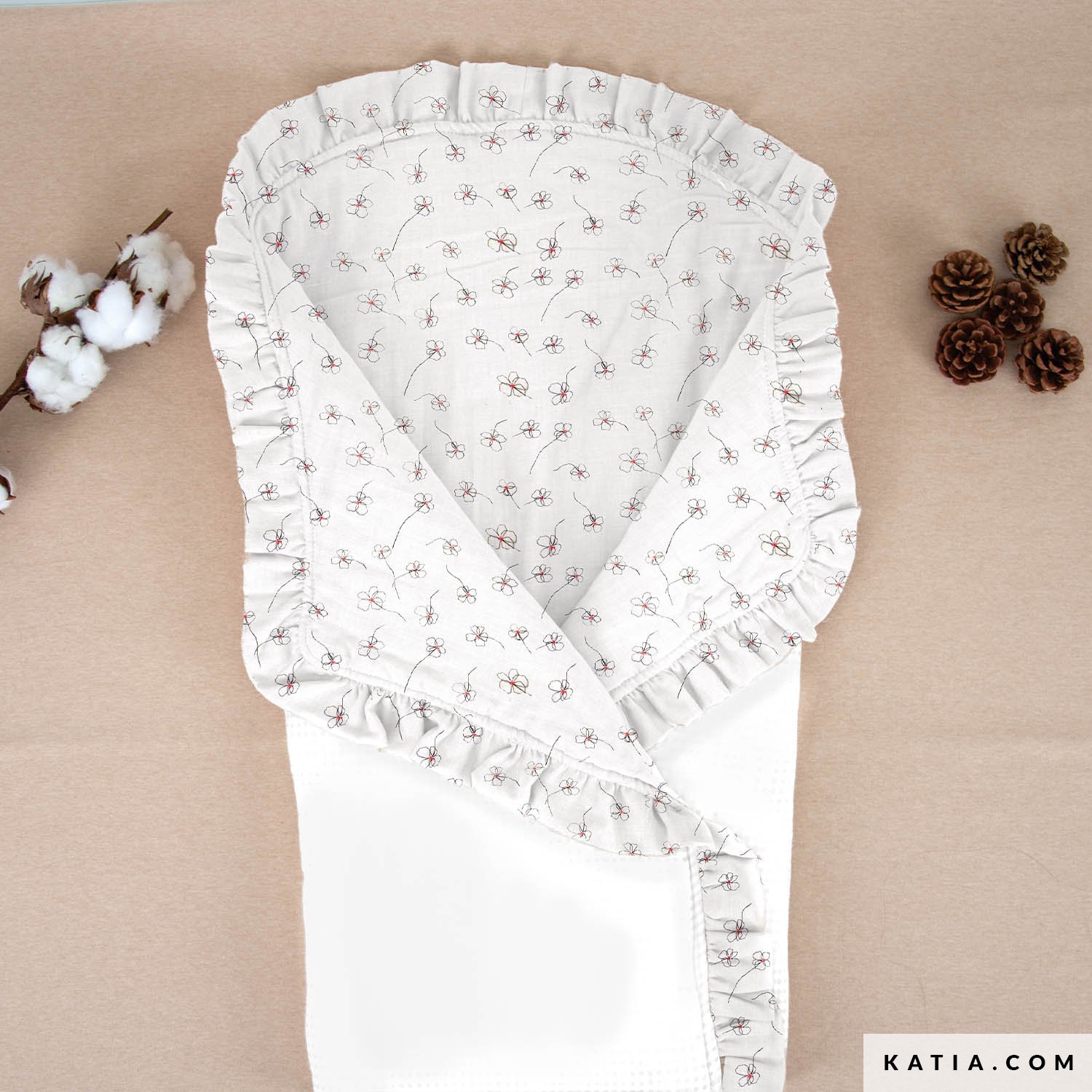 Baumwoll-Musselin Mackintosh Flowers - | Katia.com