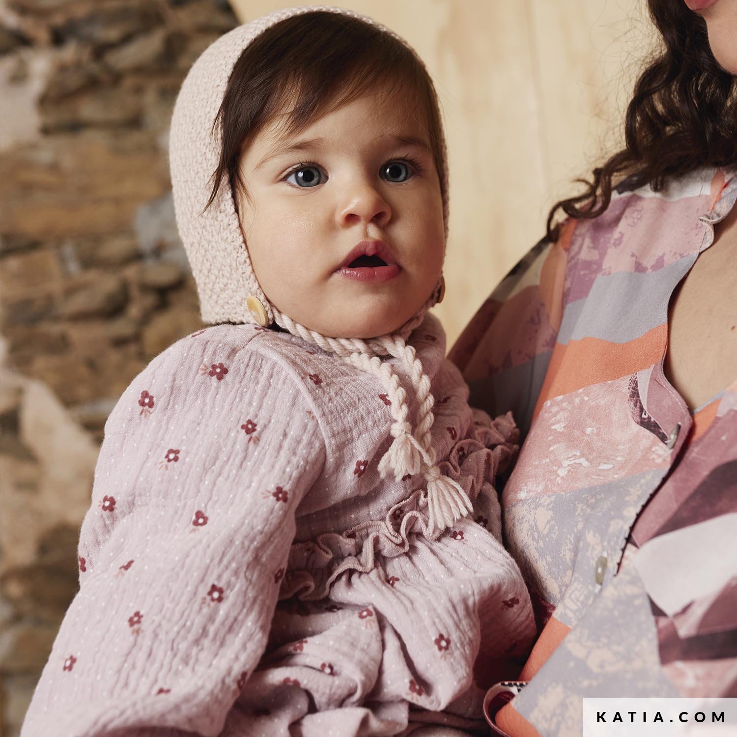 SOS Earth Flowers cotton muslin fabric - | Katia.com