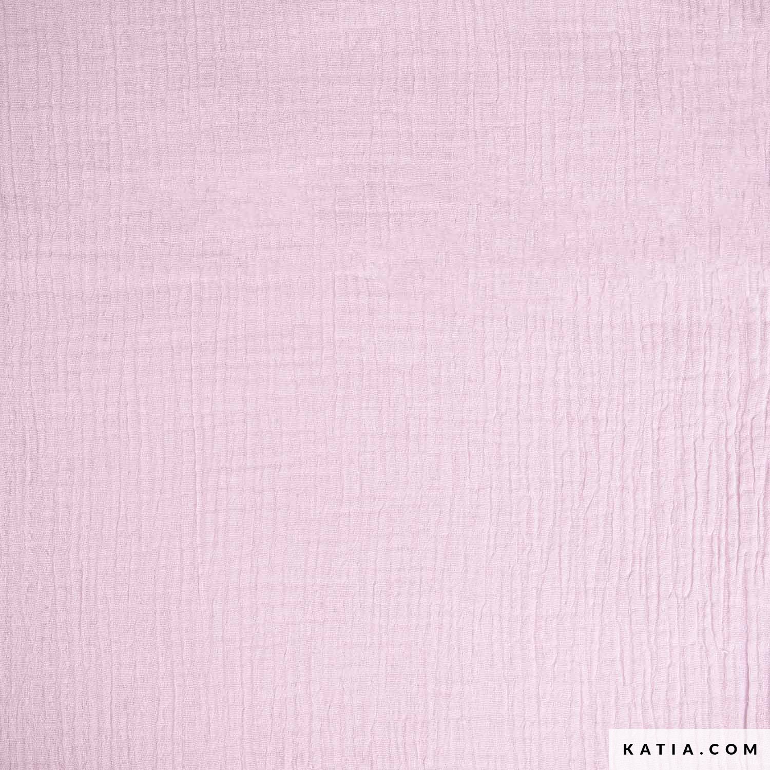 Musselin-Stoff Mousseline Solid Baby Pink - Herbst / Winter | Katia.com