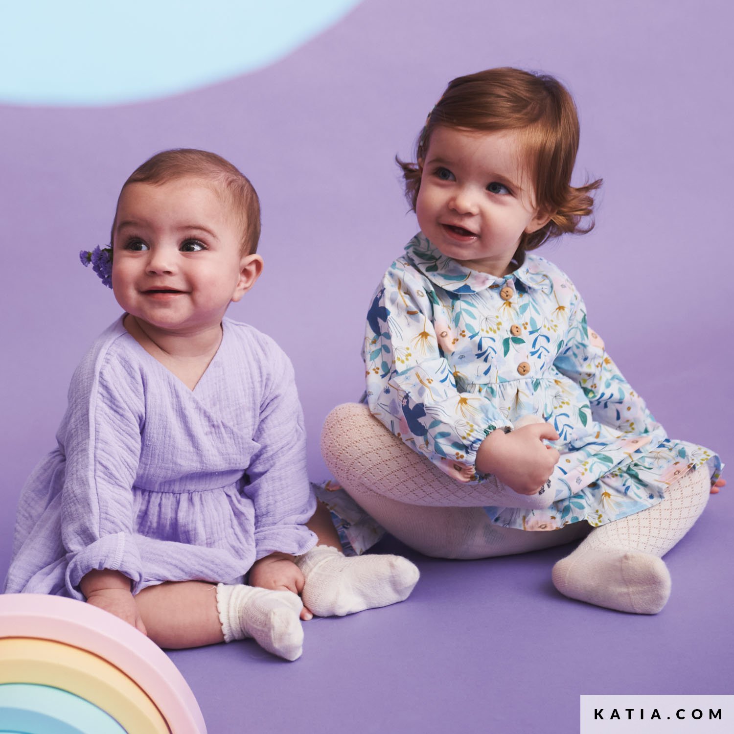 Musselin-Stoff Mousseline Solid Baby Pink - Herbst / Winter | Katia.com