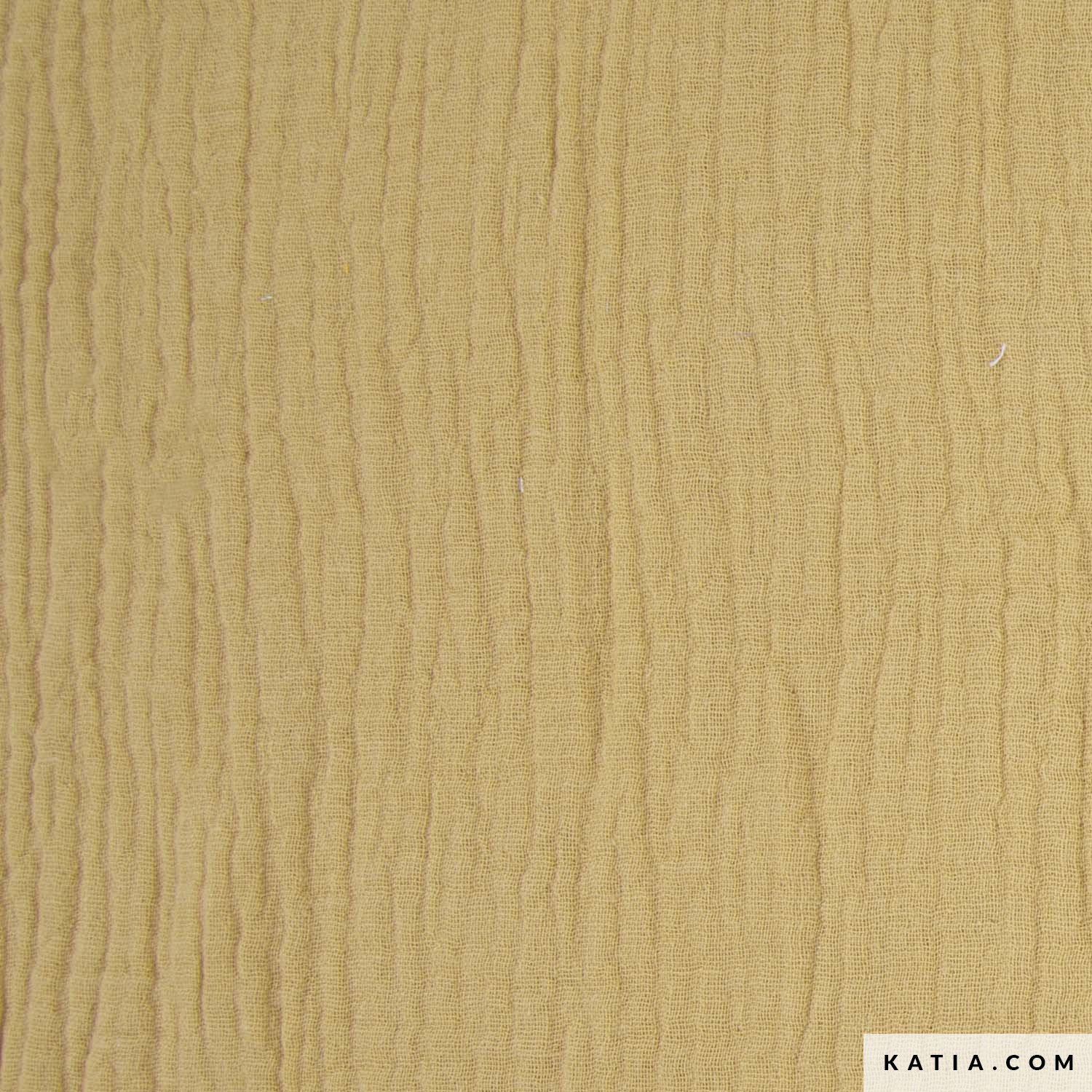 Solid Curry Mousseline muslin fabric - Autumn / Winter | Katia.com